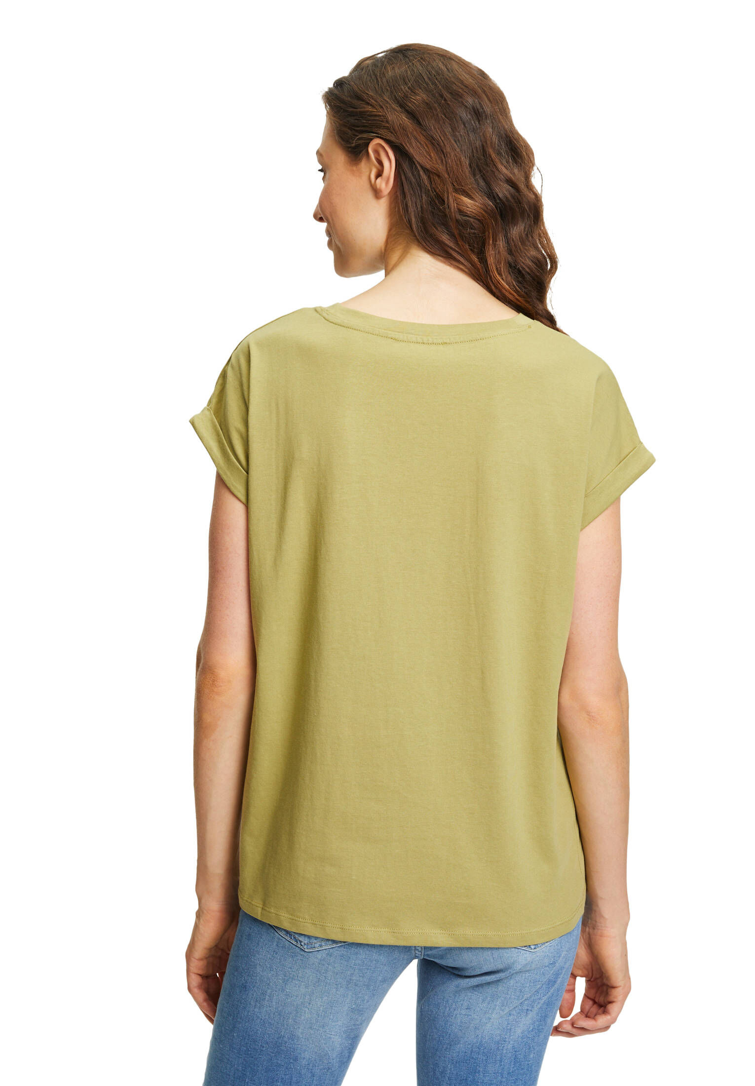 Damen Rundhals-Shirt mit Aufdruck