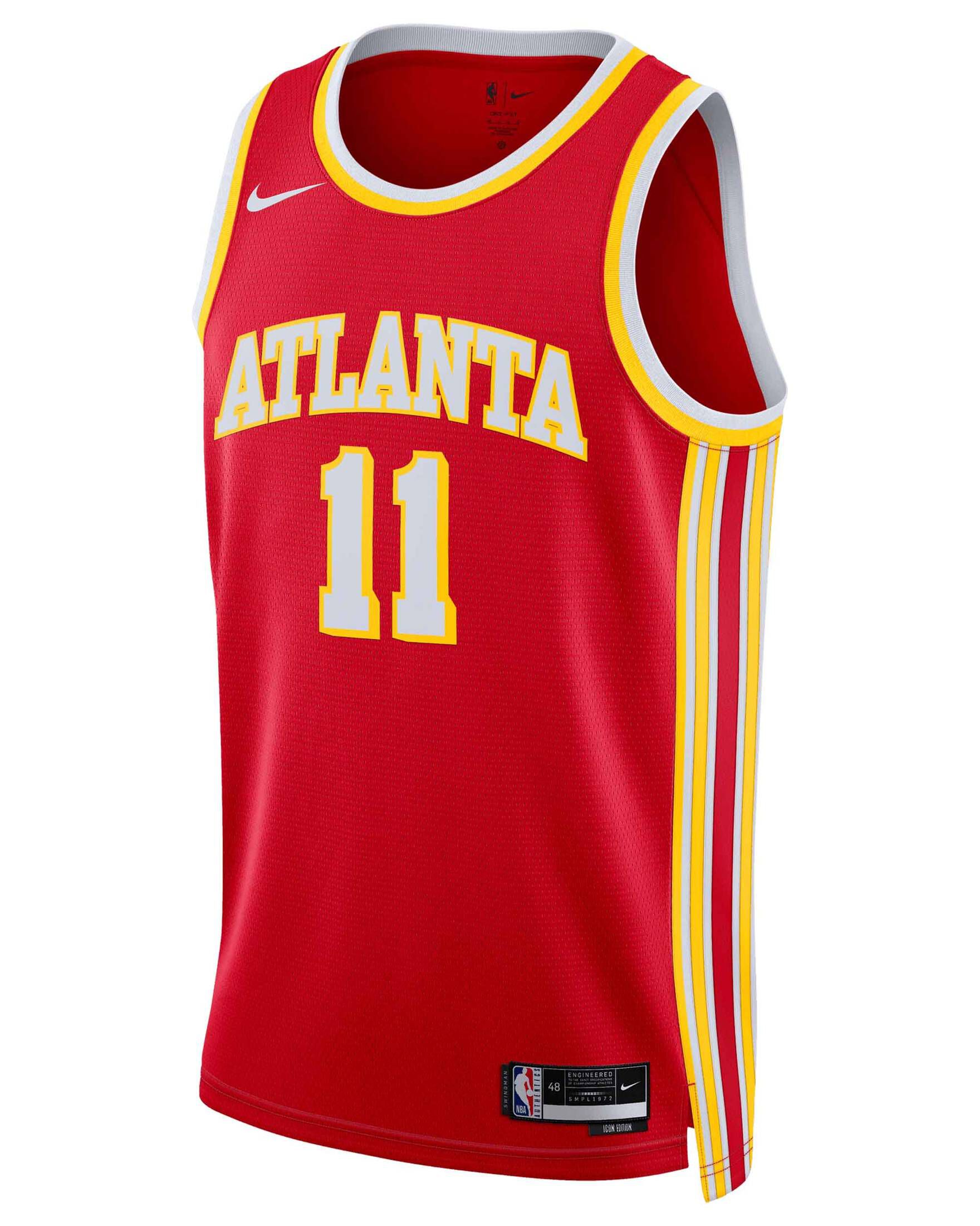 Nike Herren Basketballtrikot NBA TRAE YOUNG ATLANTA HAWKS ICON EDITION ...