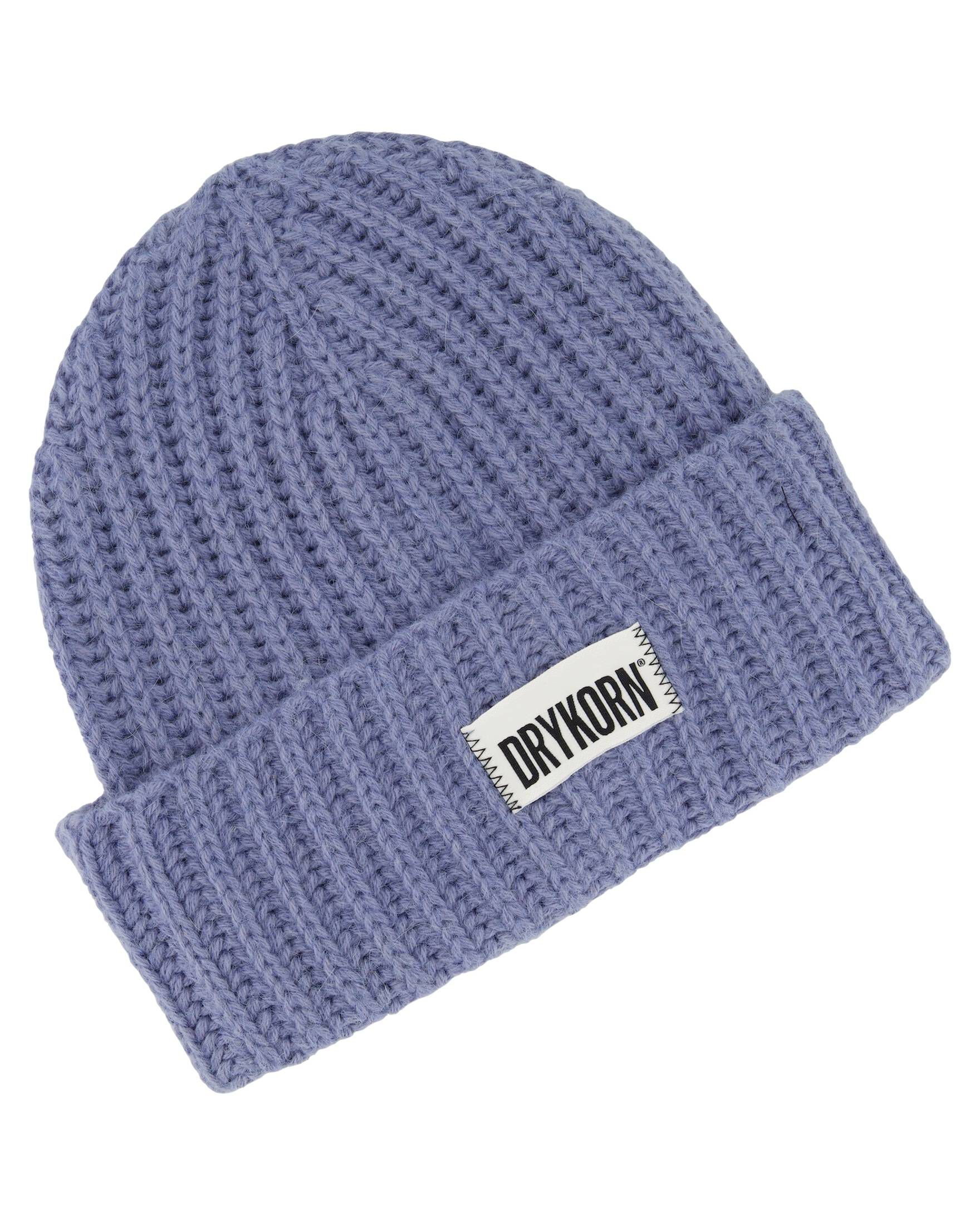 Drykorn Damen Strickmütze EANI mit Wolle und Alpaka in blau kaufen ...