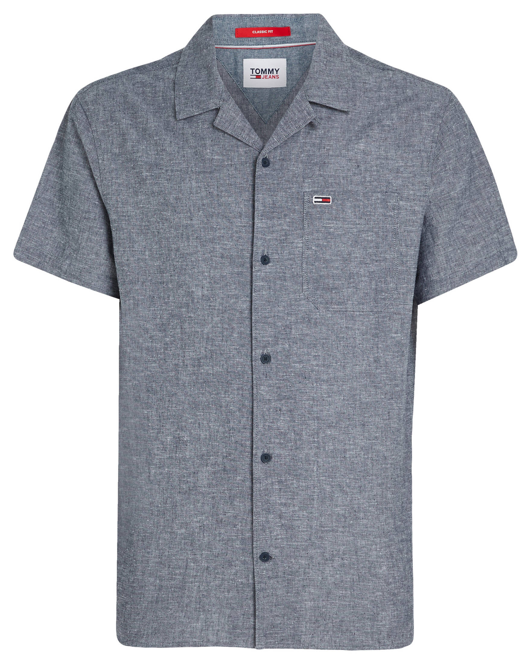 Herren Hemd TJM CLSC LINEN CAMP SHIRT Kurzarm