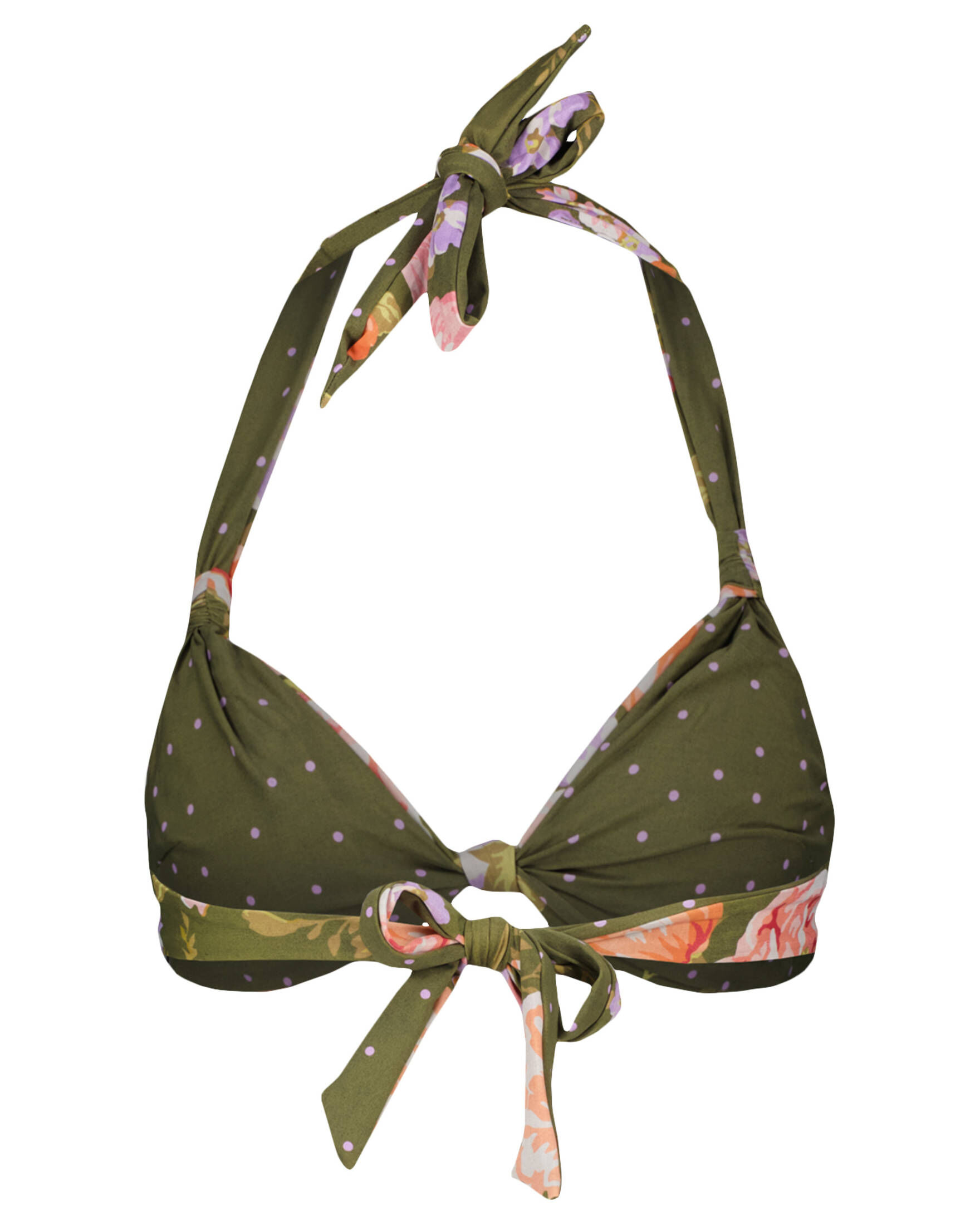 Damen Bikini-Oberteil PARADISE GARDEN TAB FRONT HALTER BRA