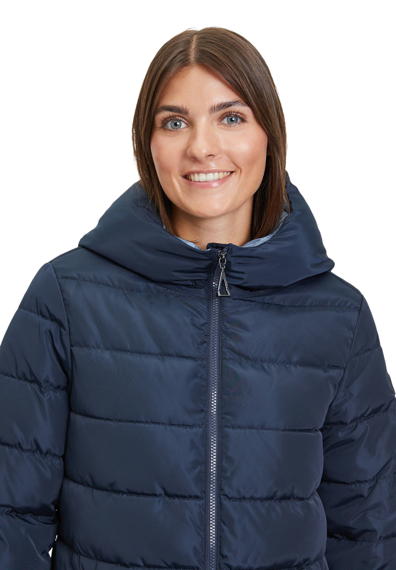 Damen Steppmantel mit Kapuze