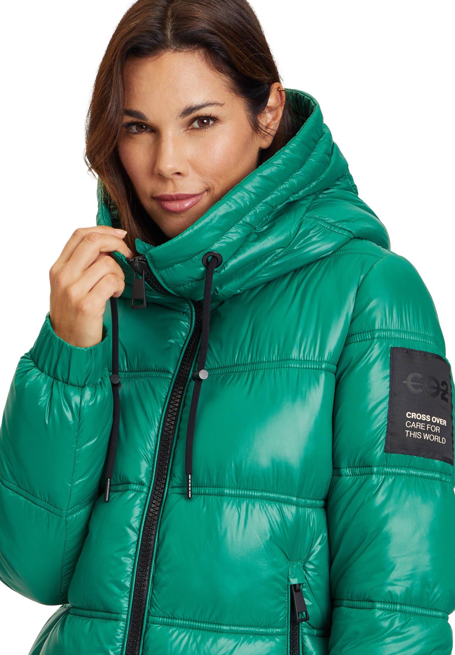 Damen Steppjacke mit Kapuze