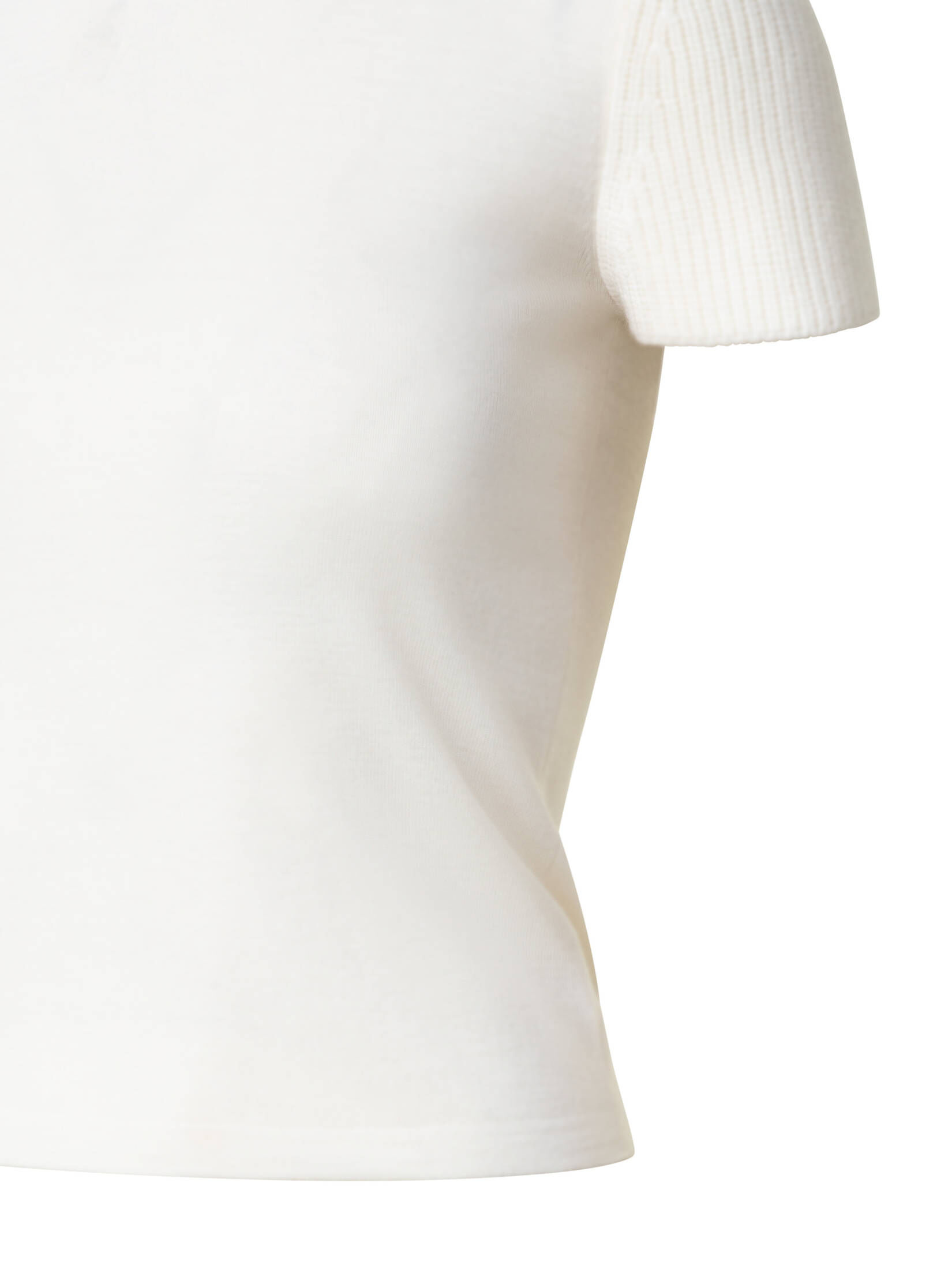 Damen Strickpullover kurzarm aus Merinowolle