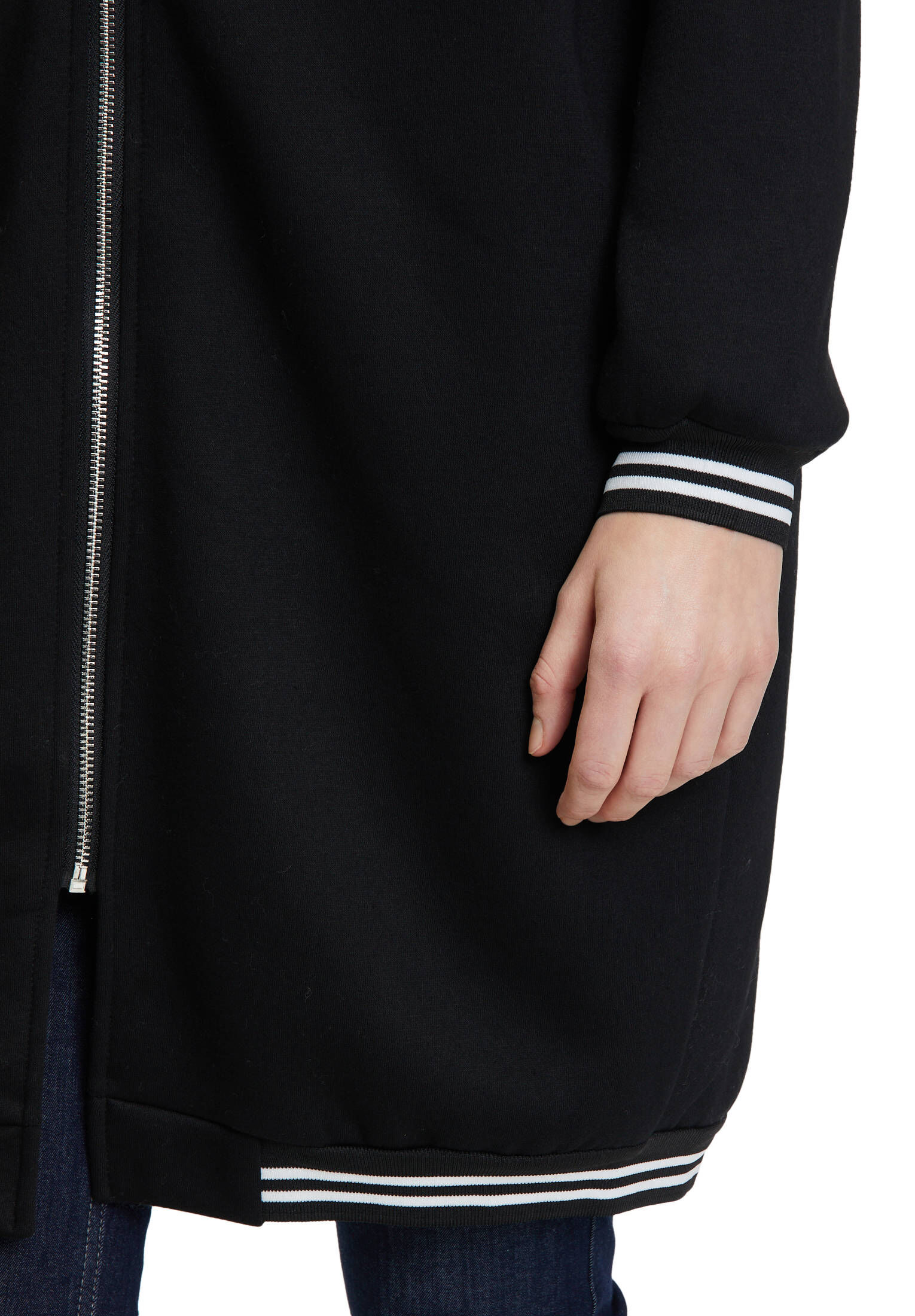 Damen Sweatmantel mit Kapuze Relaxed Fit