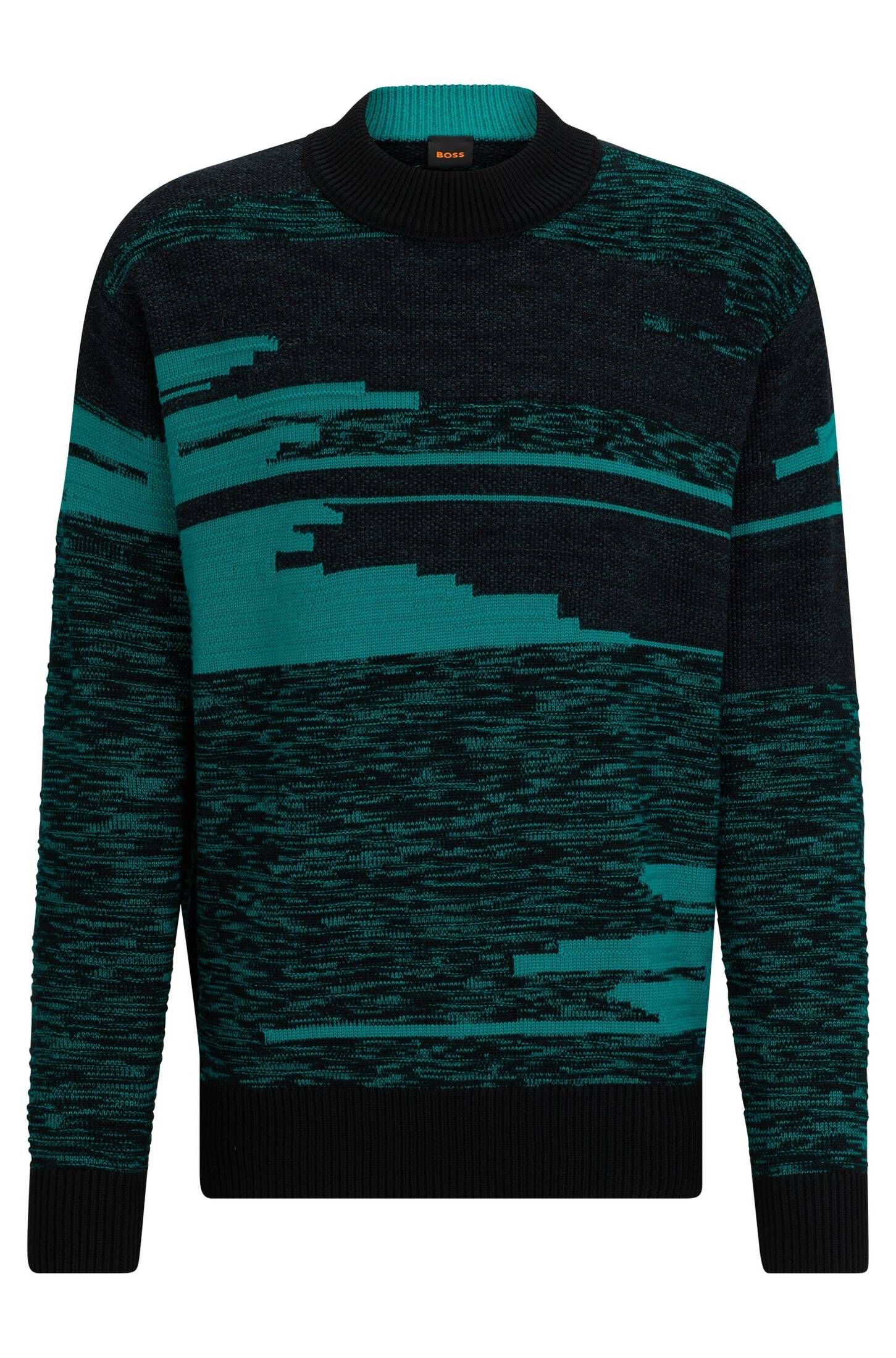 Herren Strickpullover AGLITCH mit Wolle