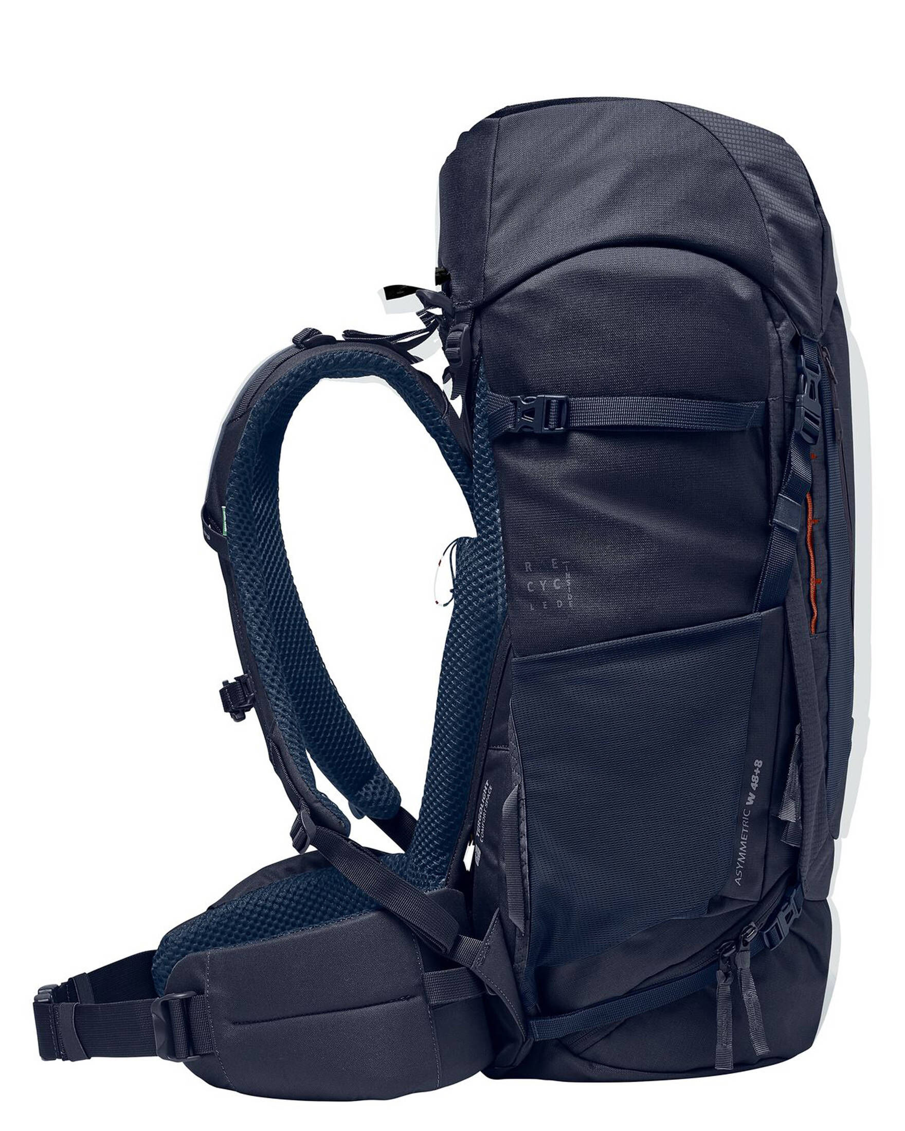 VAUDE Trekkingrucksack ASYMMETRIC 42+8 in Blau kaufen | engelhorn