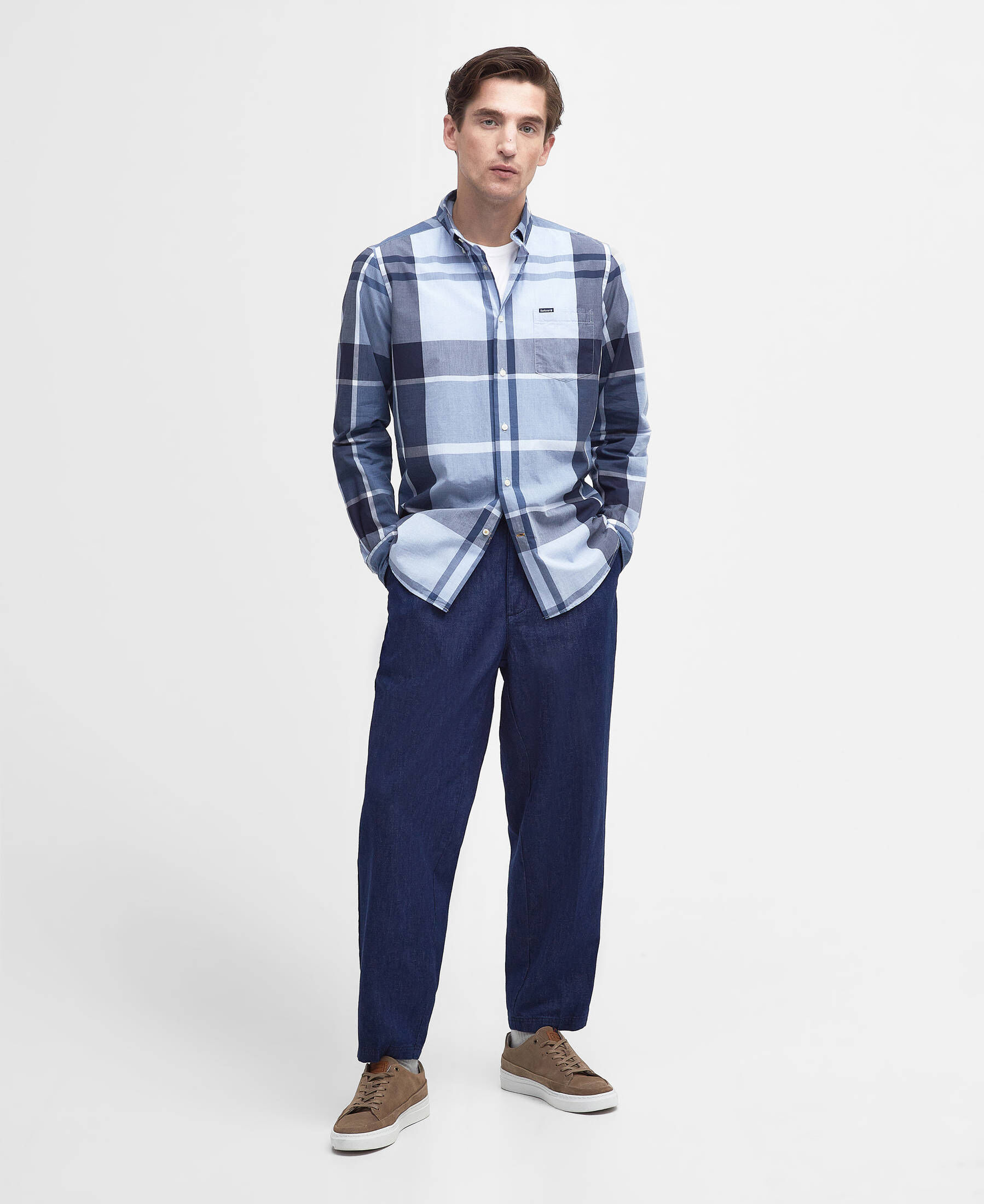 Barbour Herren Hemd HARRIS Tailored Fit in blau kaufen | engelhorn