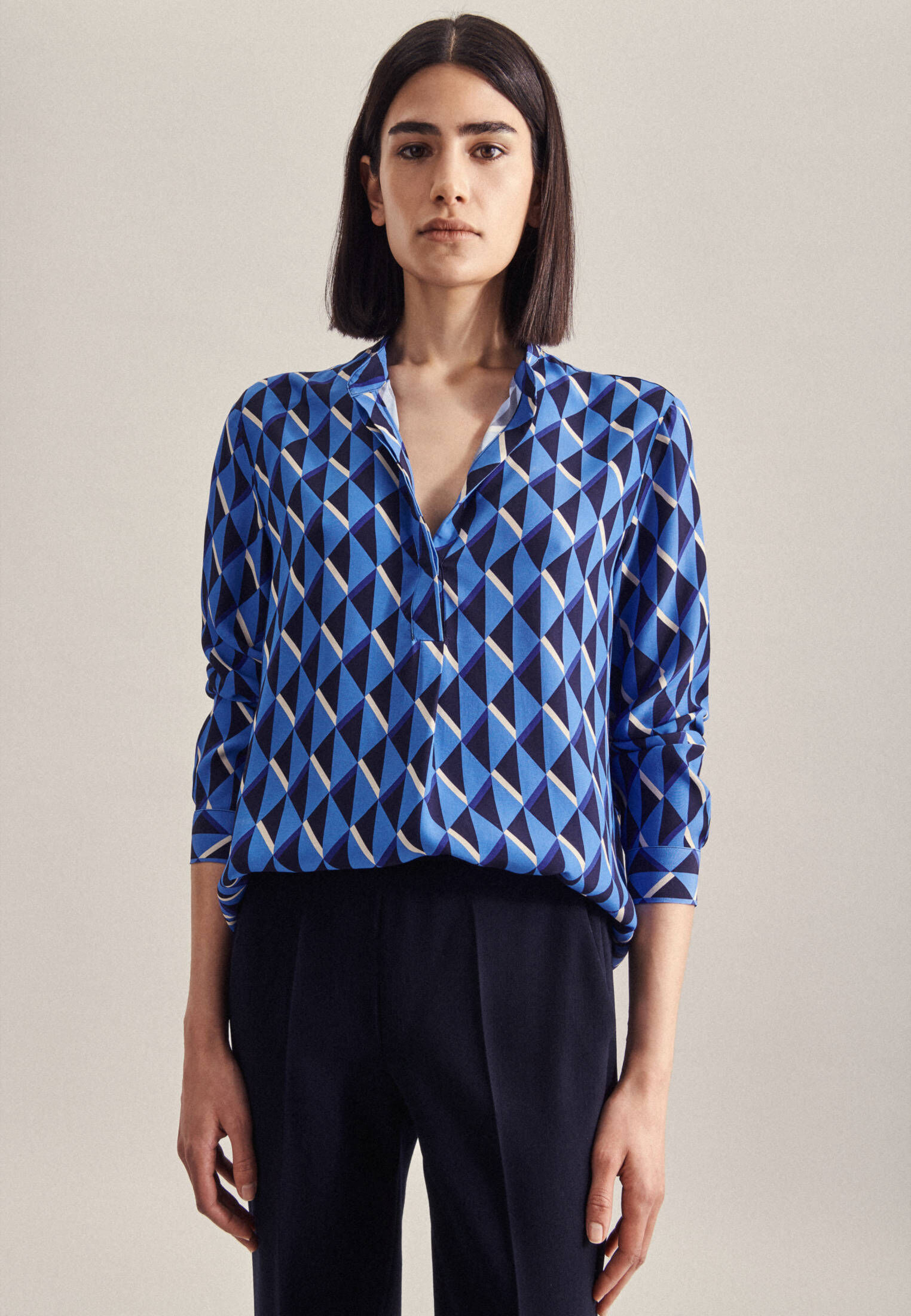 Damen Tunika Schwarze Rose