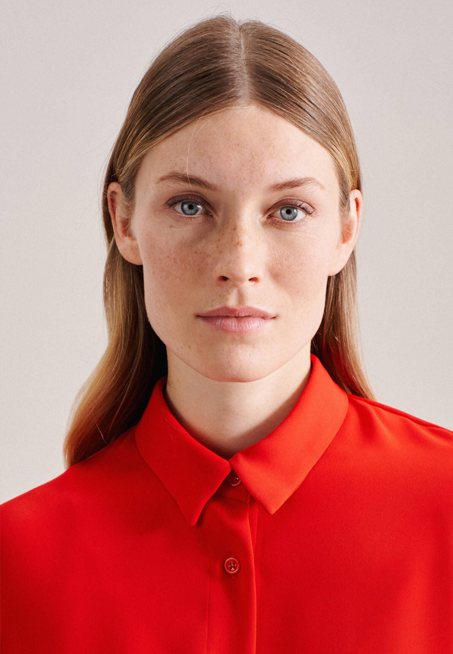 Damen Longbluse Schwarze Rose