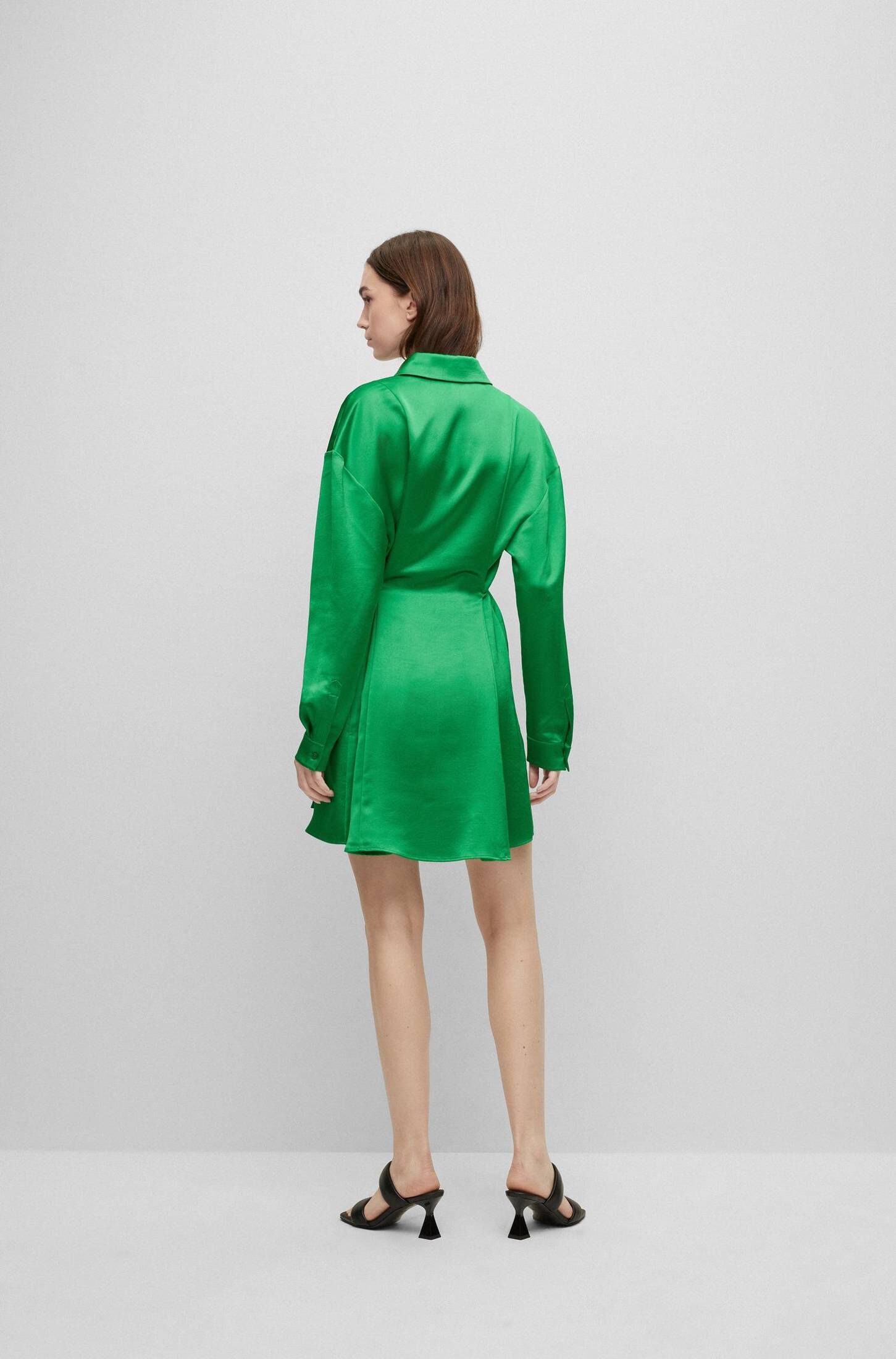 Damen Satinkleid KELESTE