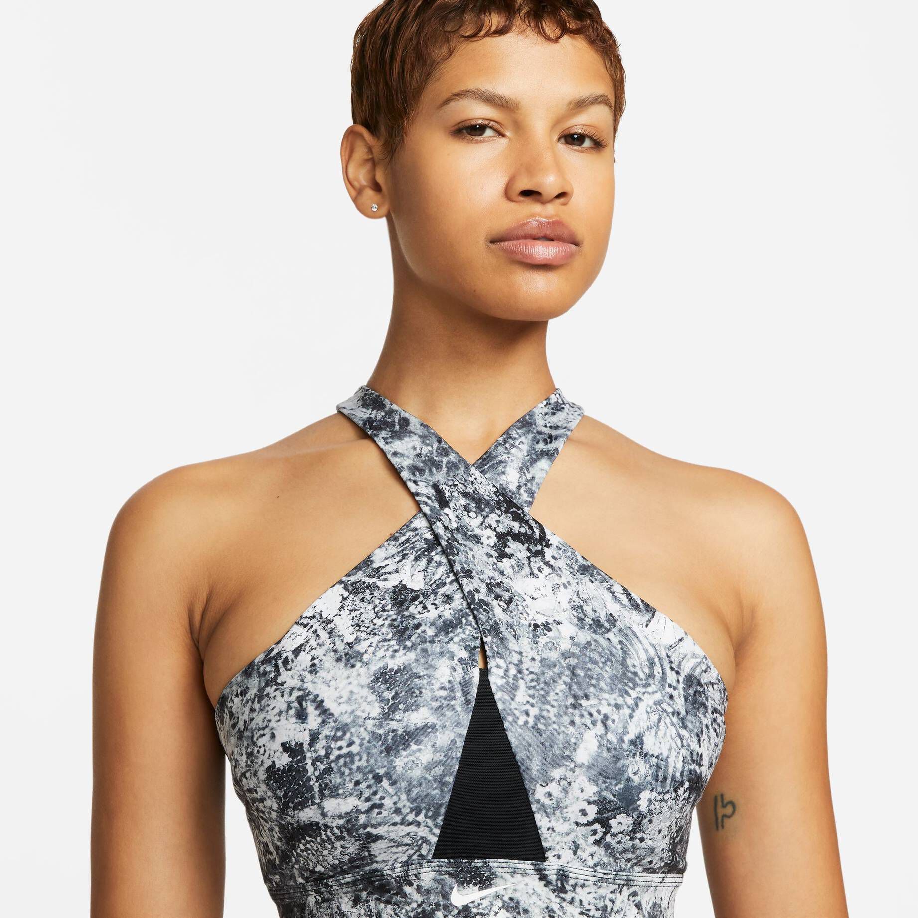 Damen Sport-BH DRI-FIT SWOOSH WRAP BRA AOP