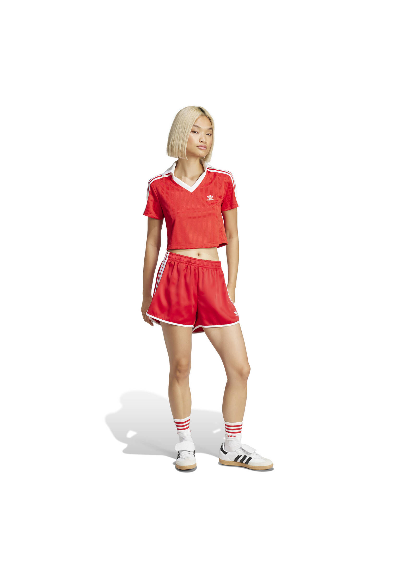 adidas Originals Damen Shorts 3S SPRINTER in rot kaufen | engelhorn