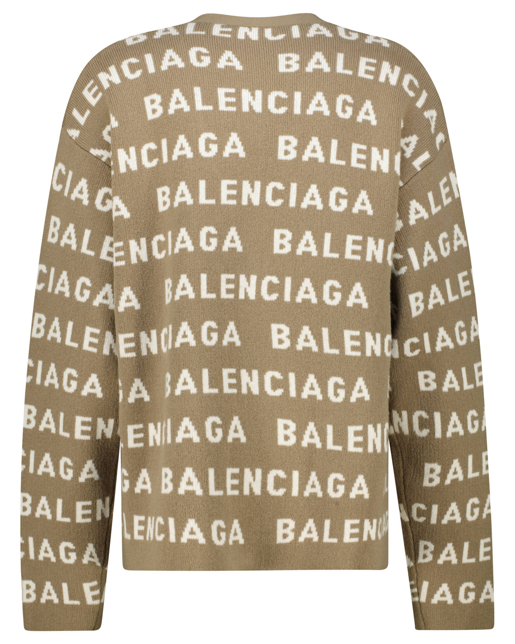 Herren Strickjacke ALL-OVER LOGO mit Wolle