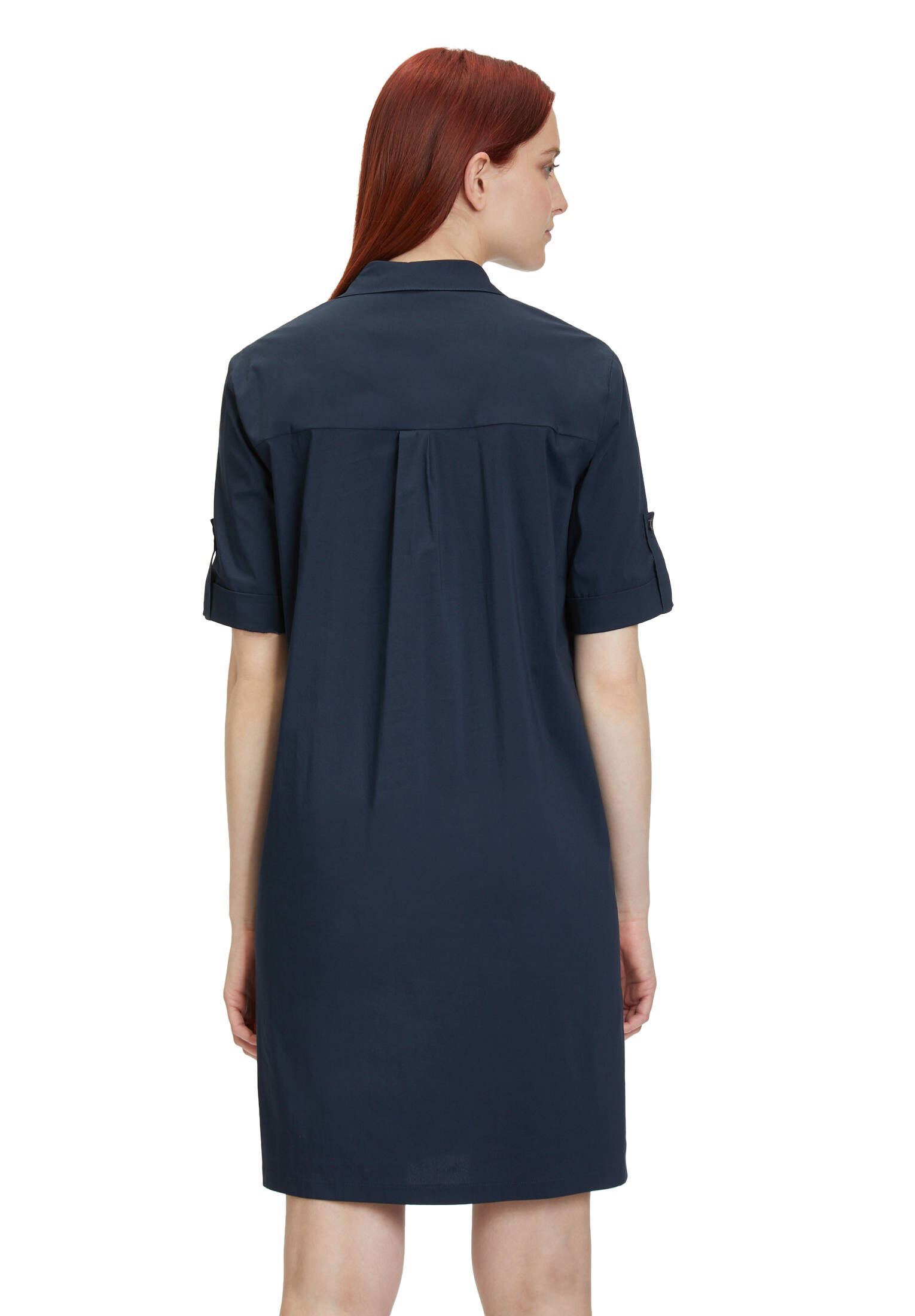 Damen Hemdblusenkleid mit Kragen