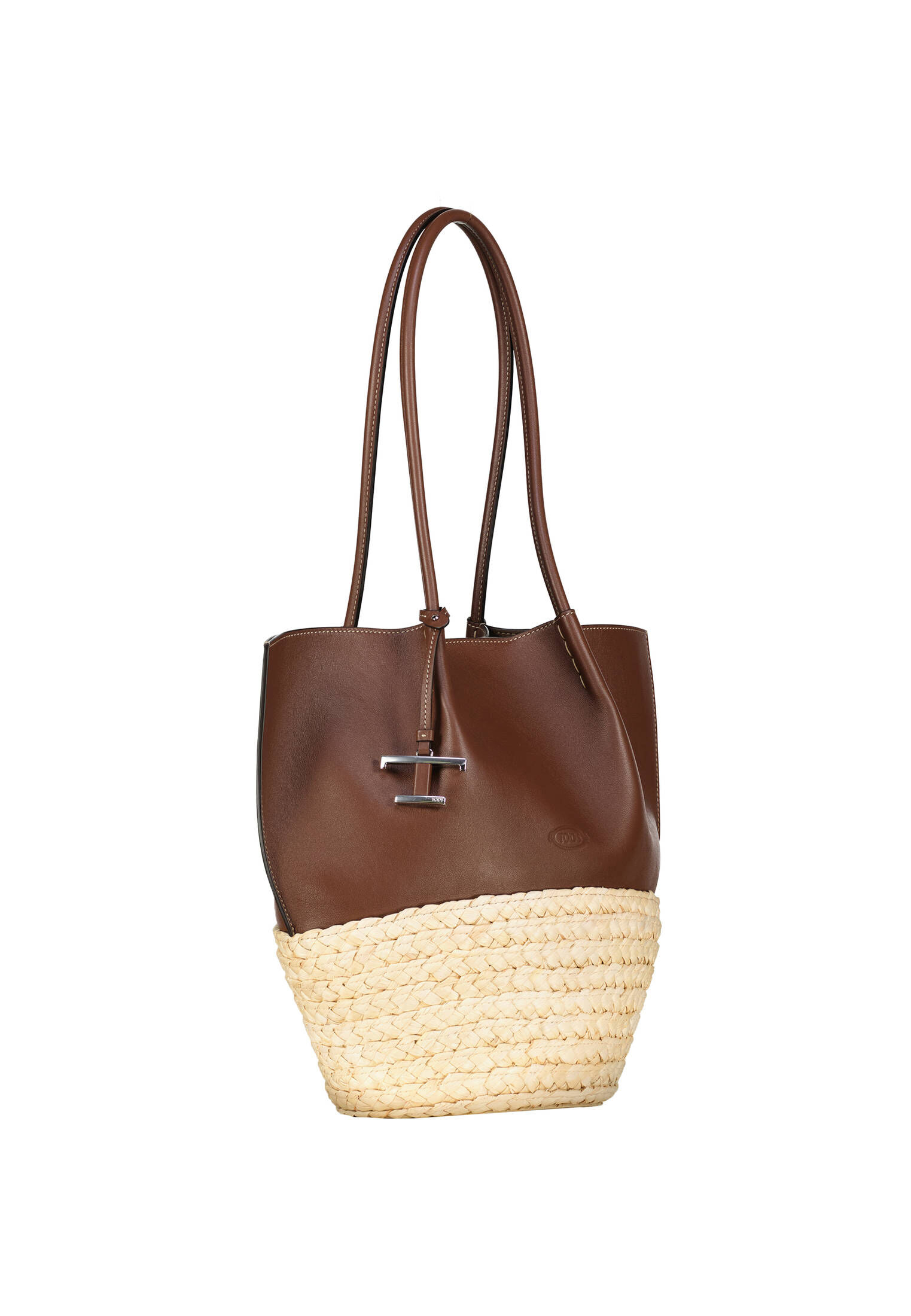 Damen Beuteltasche mit Leder