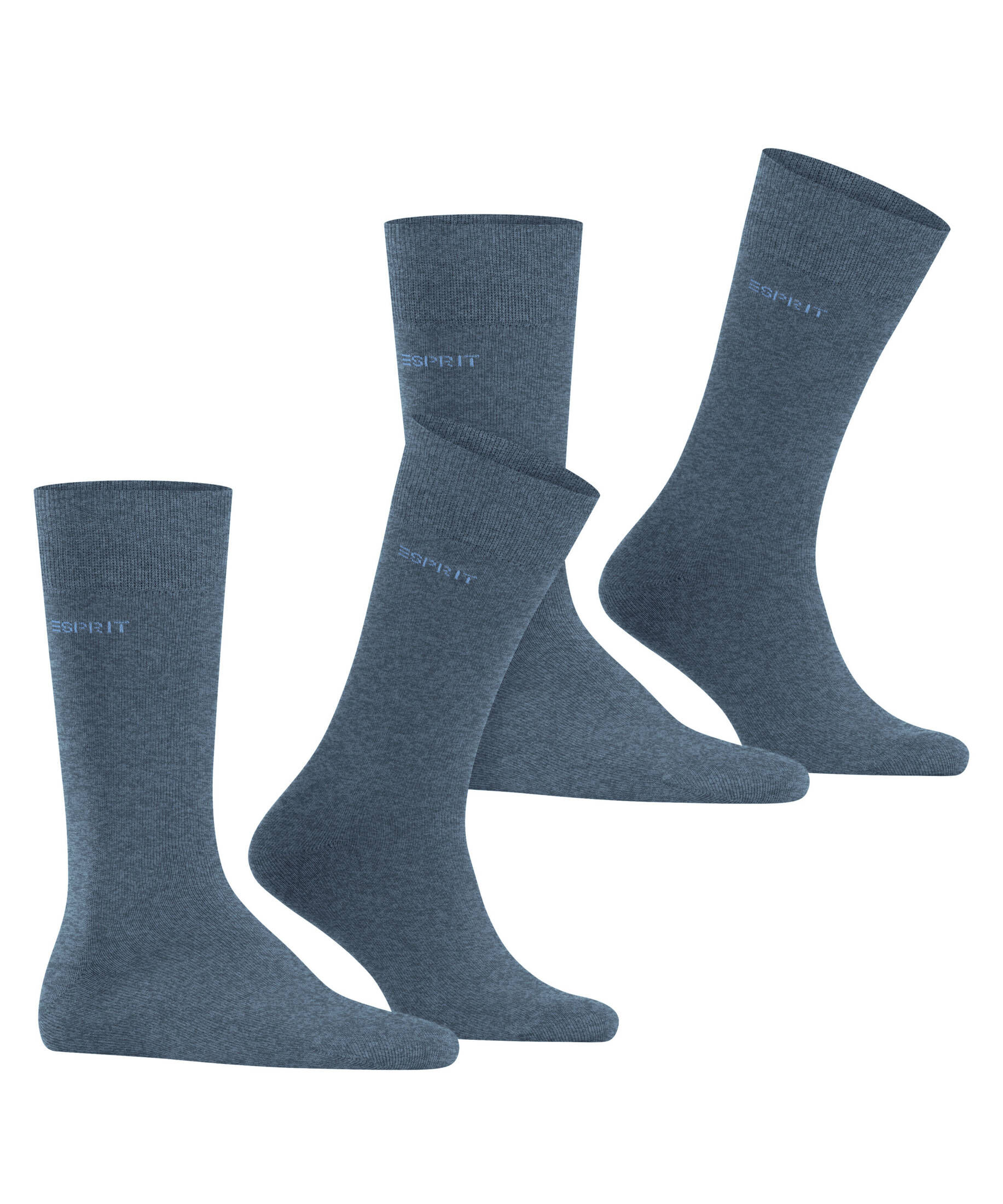 Esprit Herren Socken "Basic Uni 2-Pack" in Blau kaufen | engelhorn