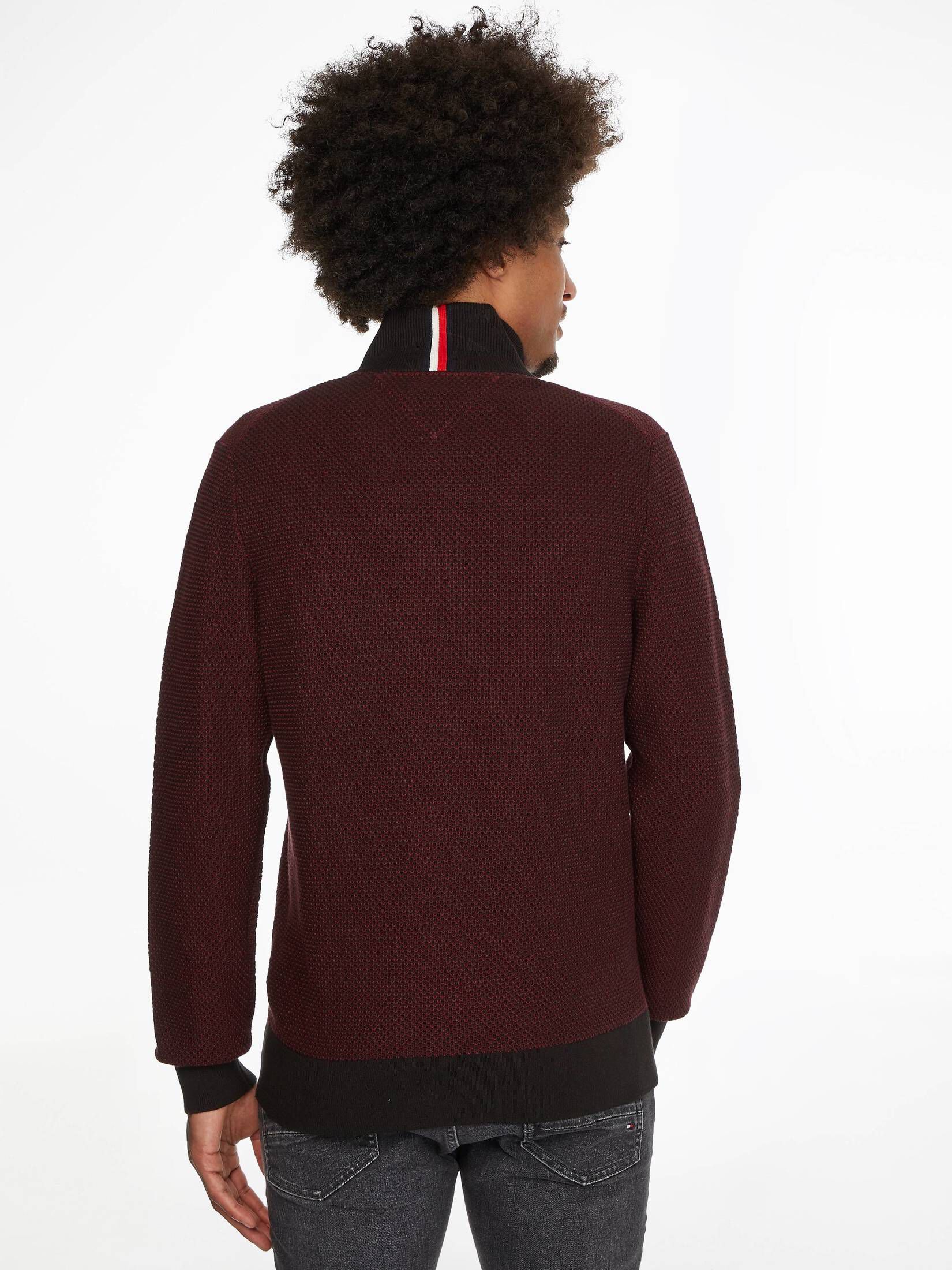 Herren Pullover 2-TONE ZIP