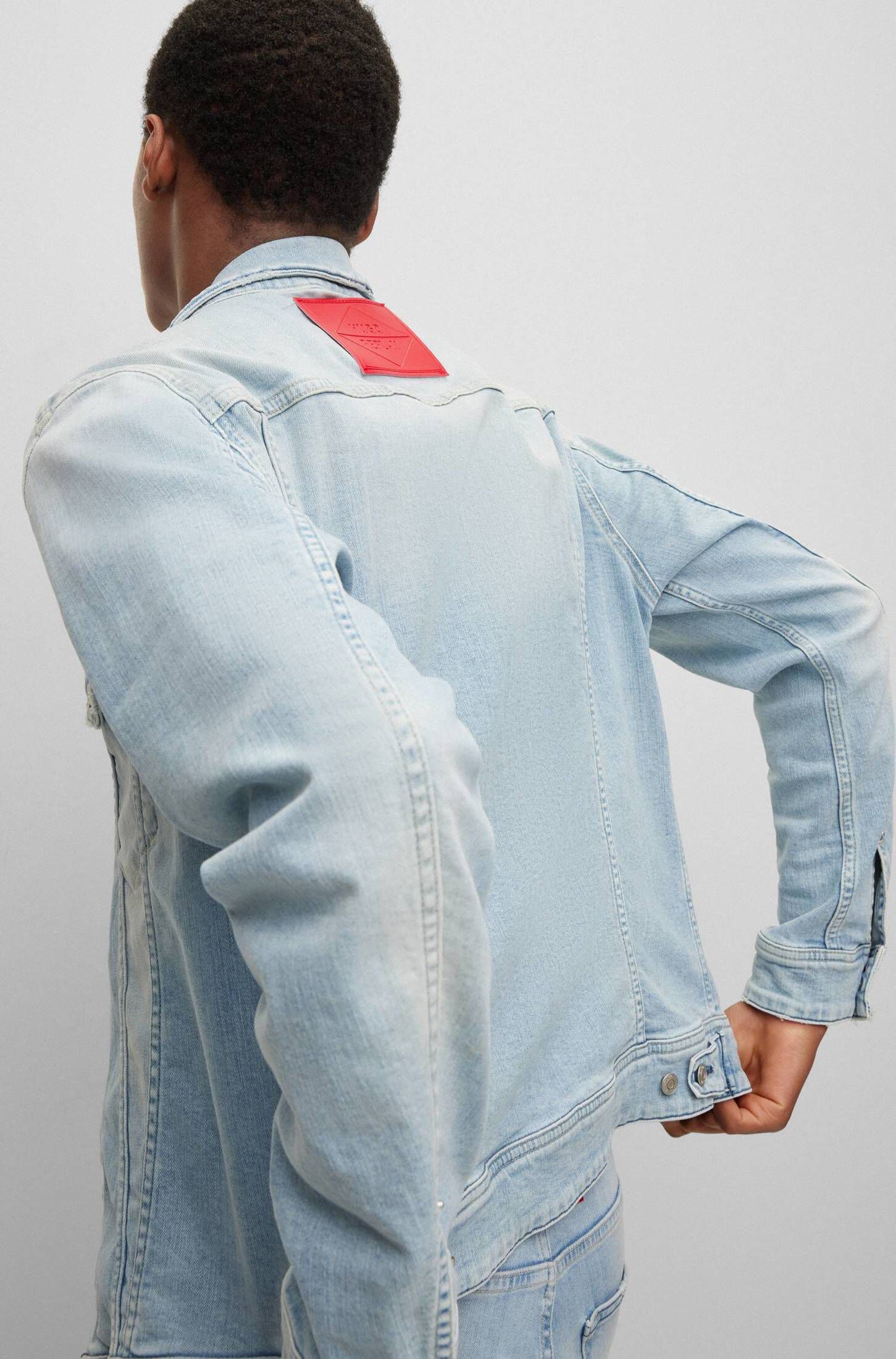 Herren Jeansjacke GROVERJ_HM842 HUGO x REPLAY