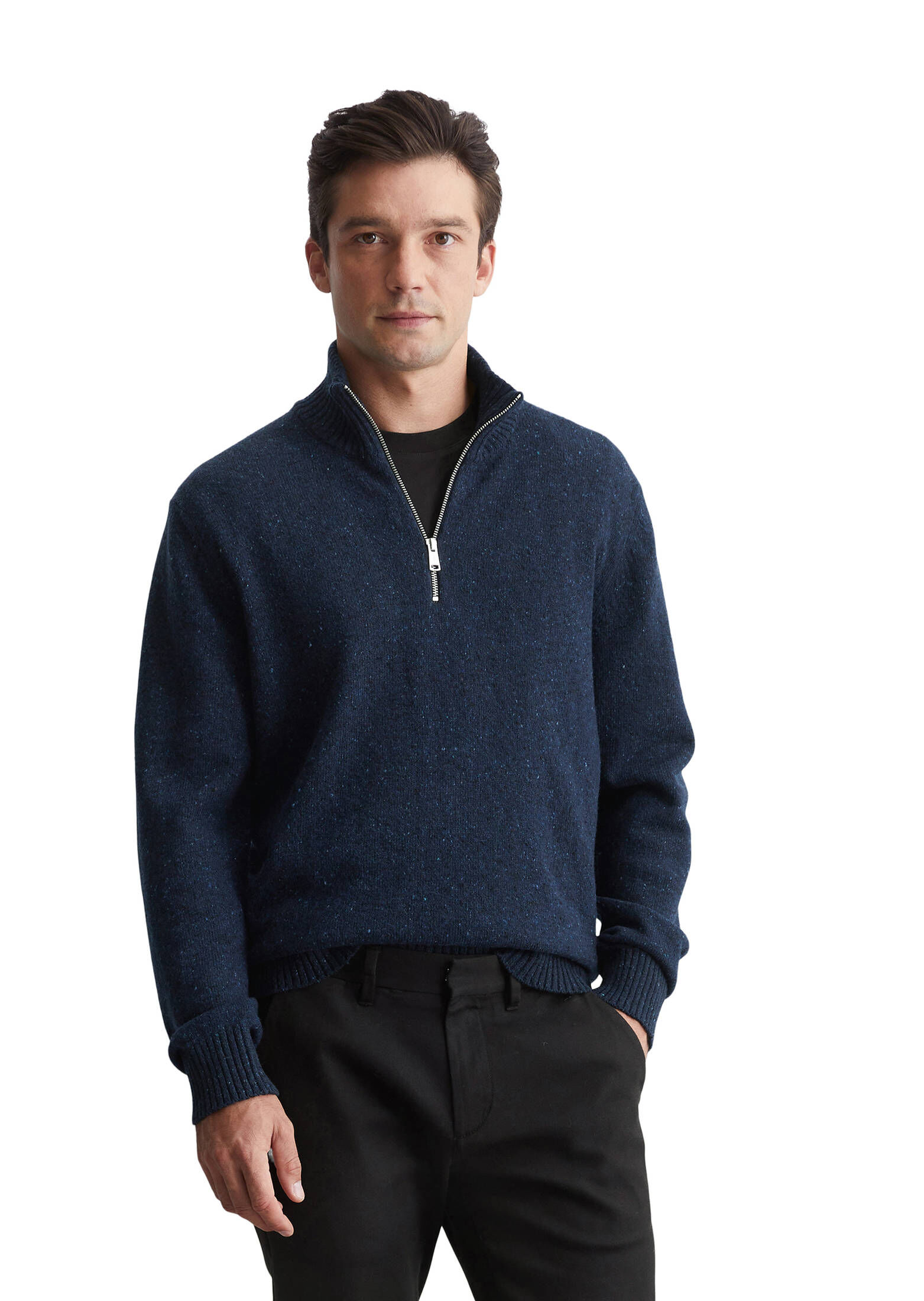 Marc O'Polo Herren Troyer in Blau kaufen | engelhorn