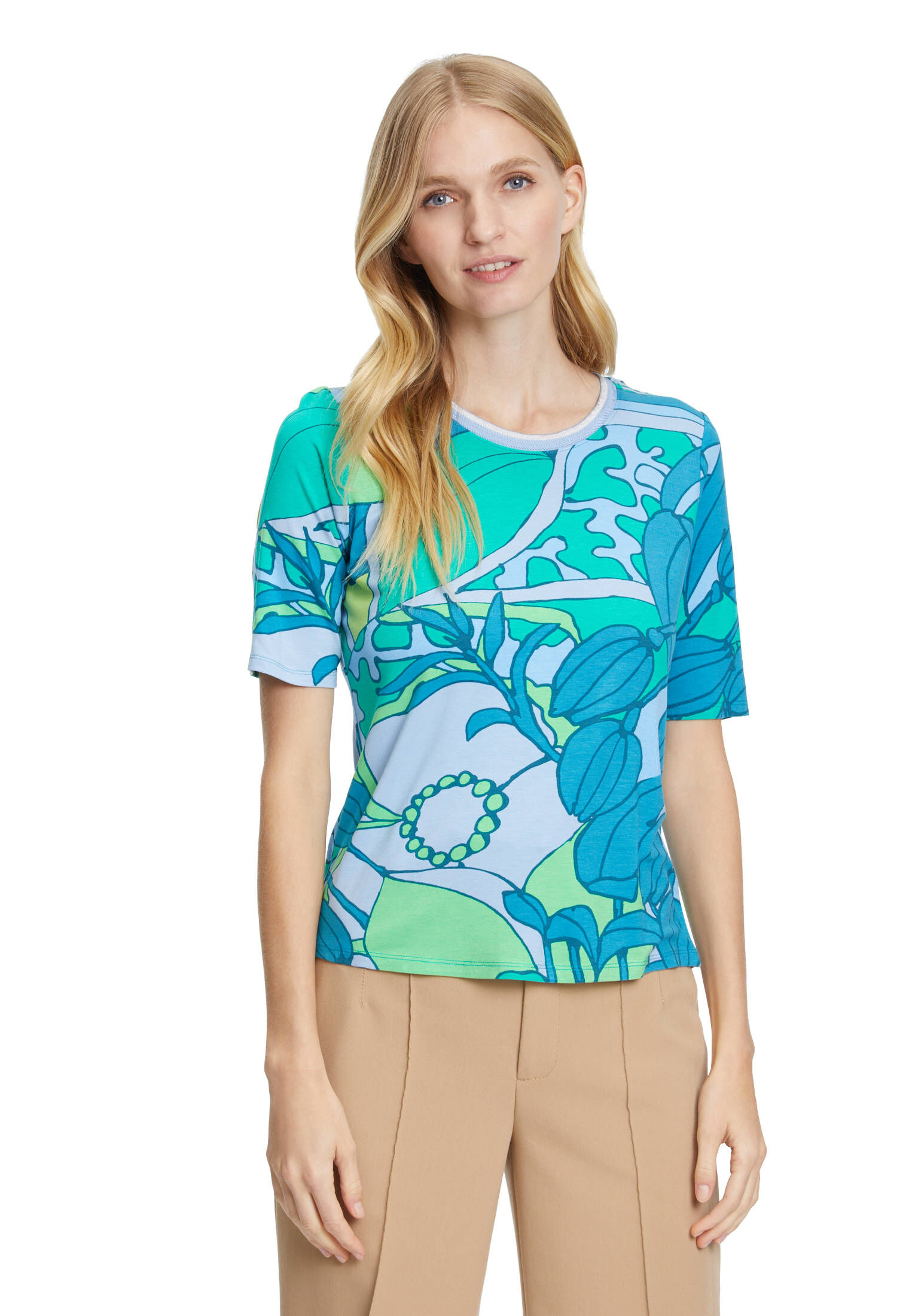 Damen Basic Shirt mit Print