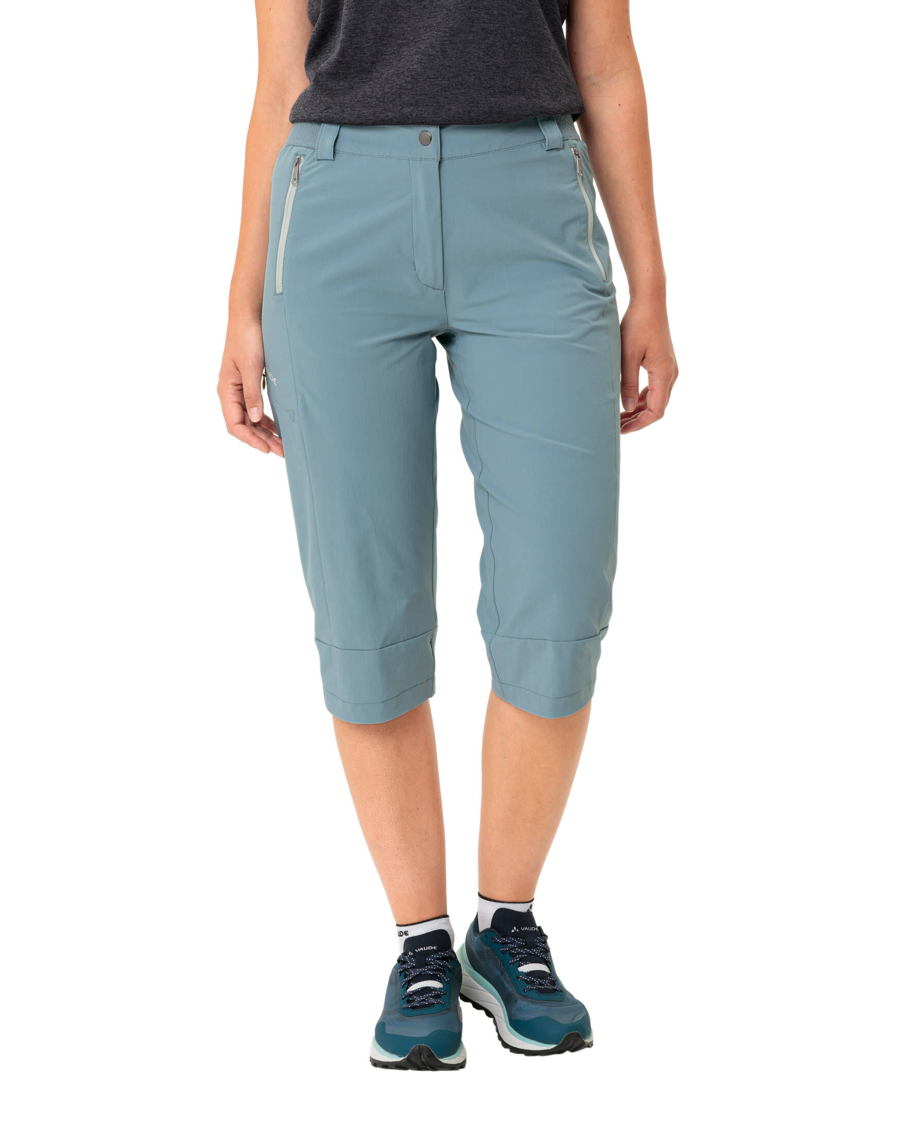 Damen Wanderhose WO FARLEY STRETCH CAPRI III, DUSTY
