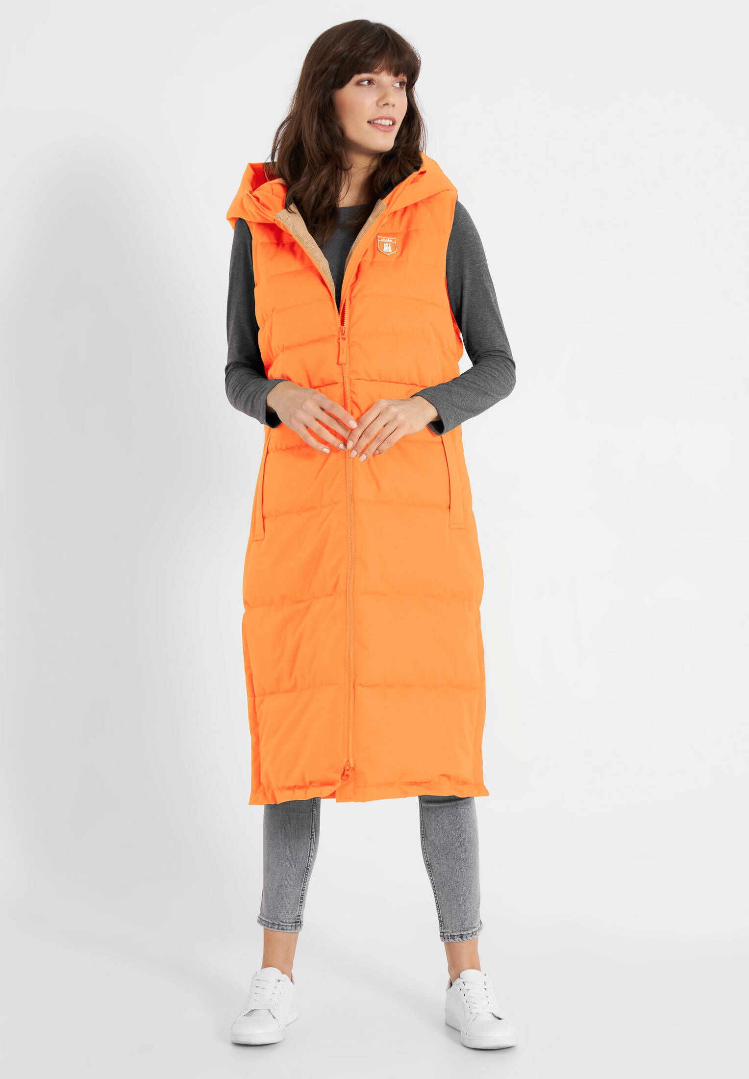 Damen Lange Weste Vestholm Long