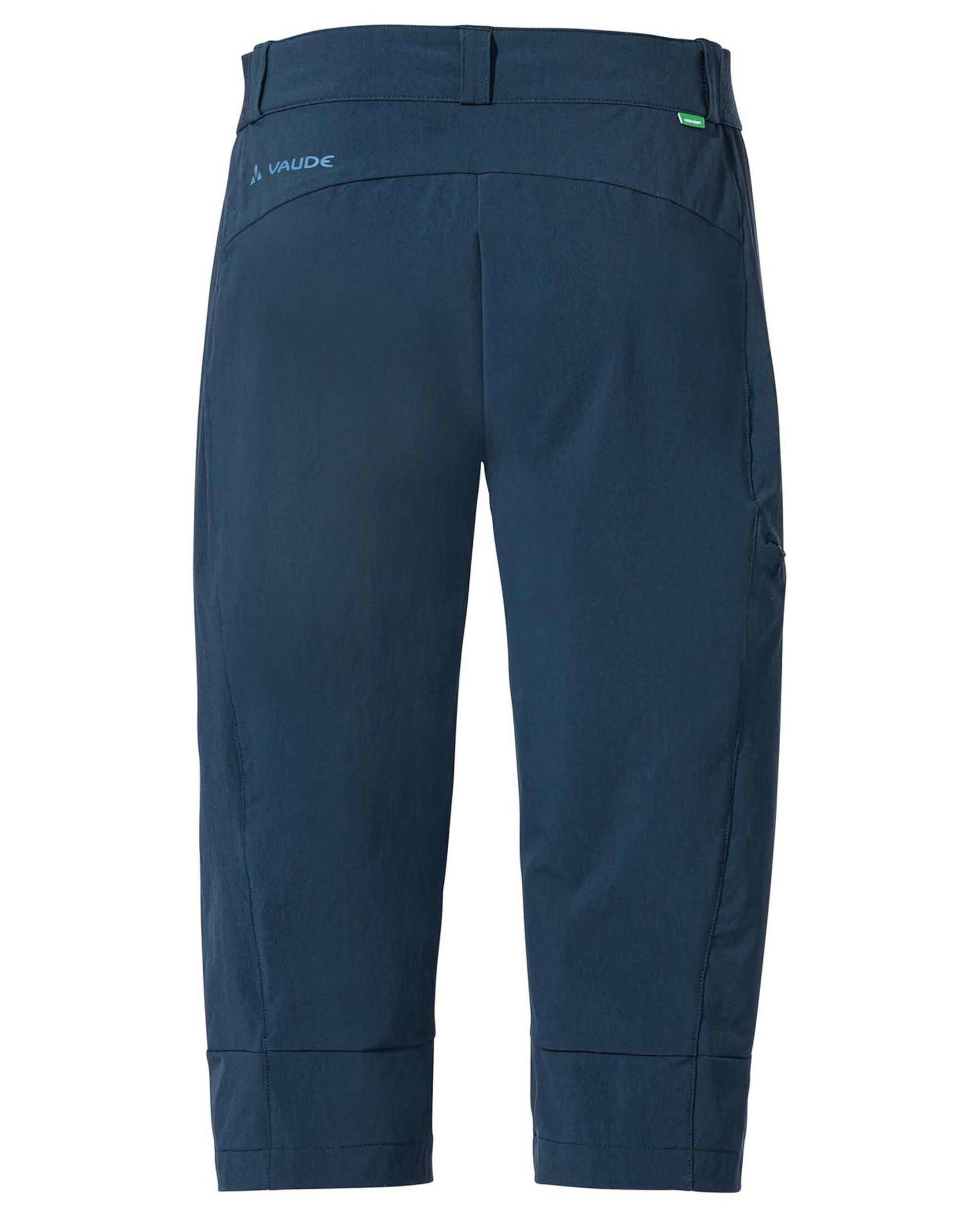 VAUDE Damen Wanderhose WO FARLEY STRETCH CAPRI III, DUSTY in blau ...