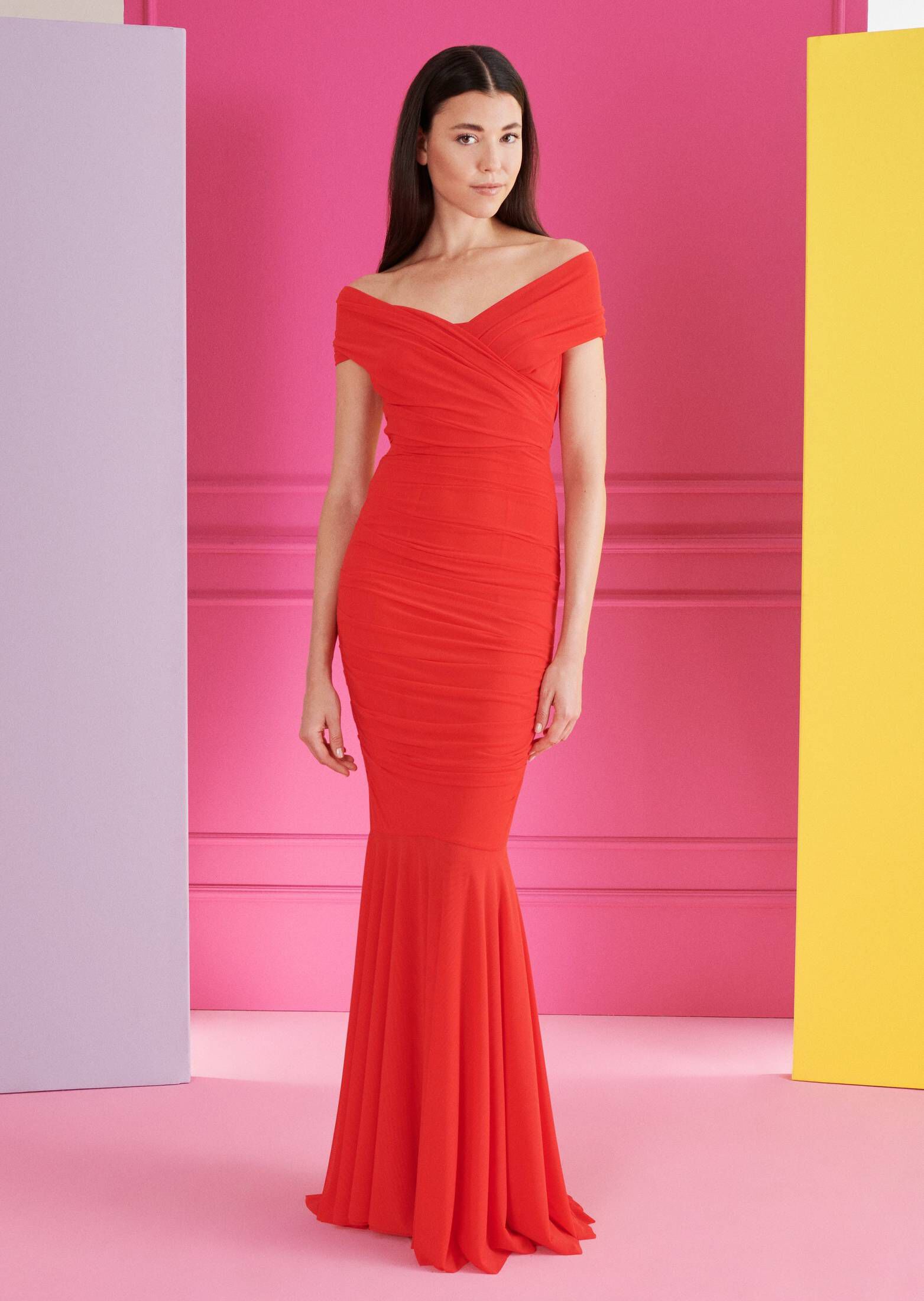 Talbot Runhof Damen Abendkleid in rot kaufen | engelhorn