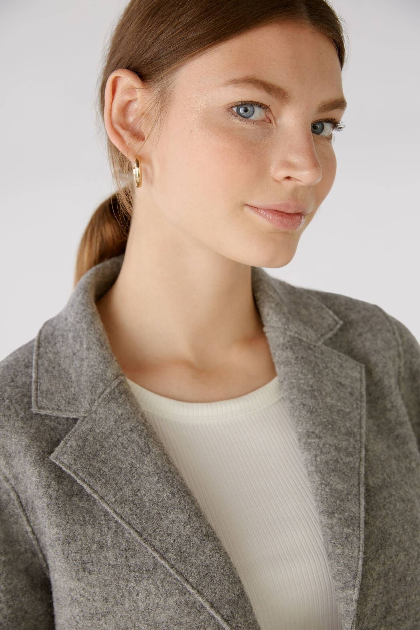 Oui Damen Mantel MAYSON in grau kaufen | engelhorn