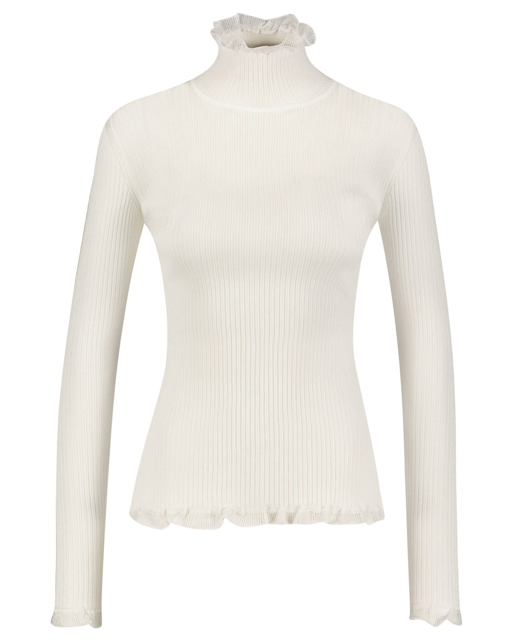 Damen Rollkragenpullover RUFFLE CRINO TN