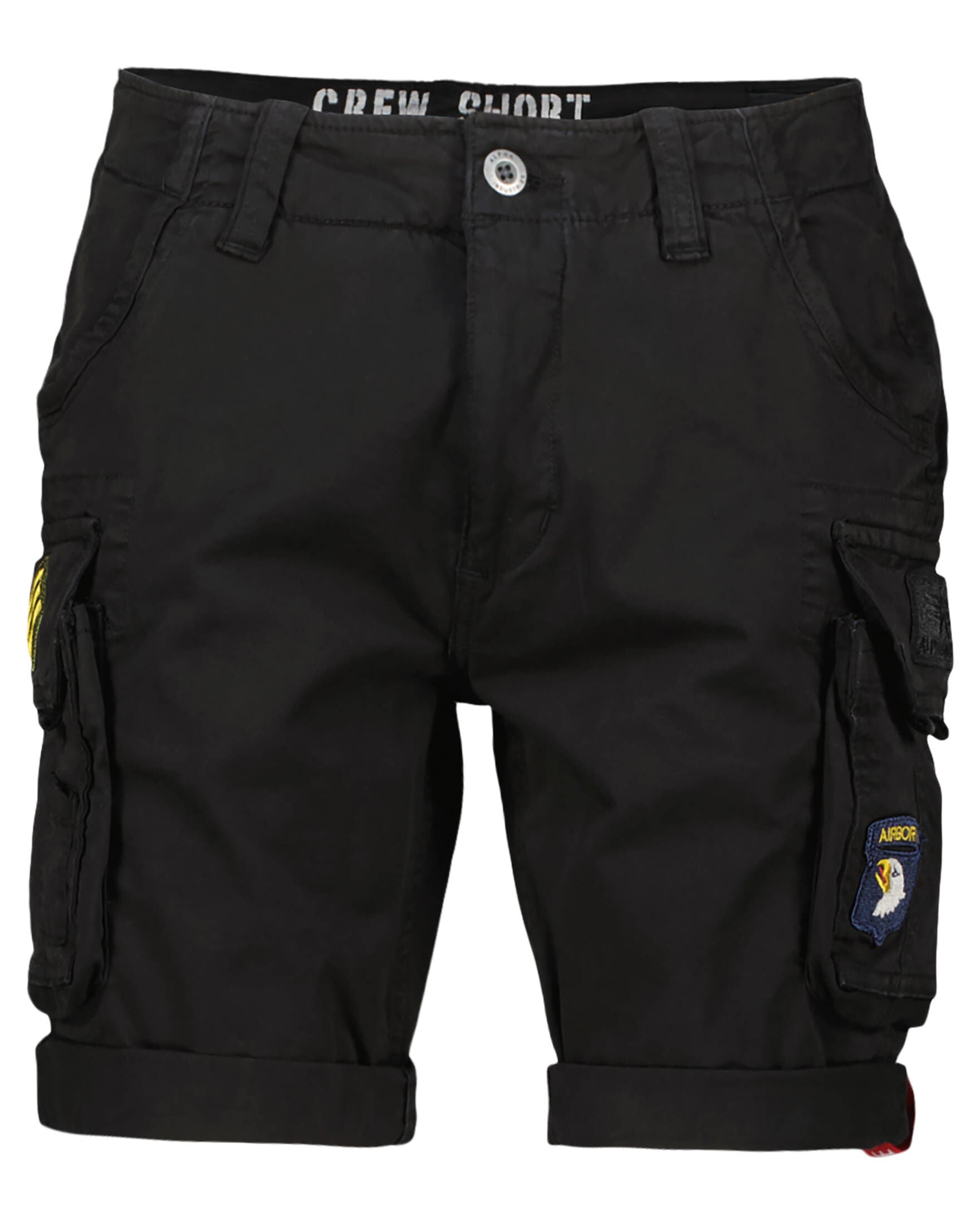 Alpha Industries Herren Cargo-Shorts CREW SHORTS PATCH Slim Fit in ...