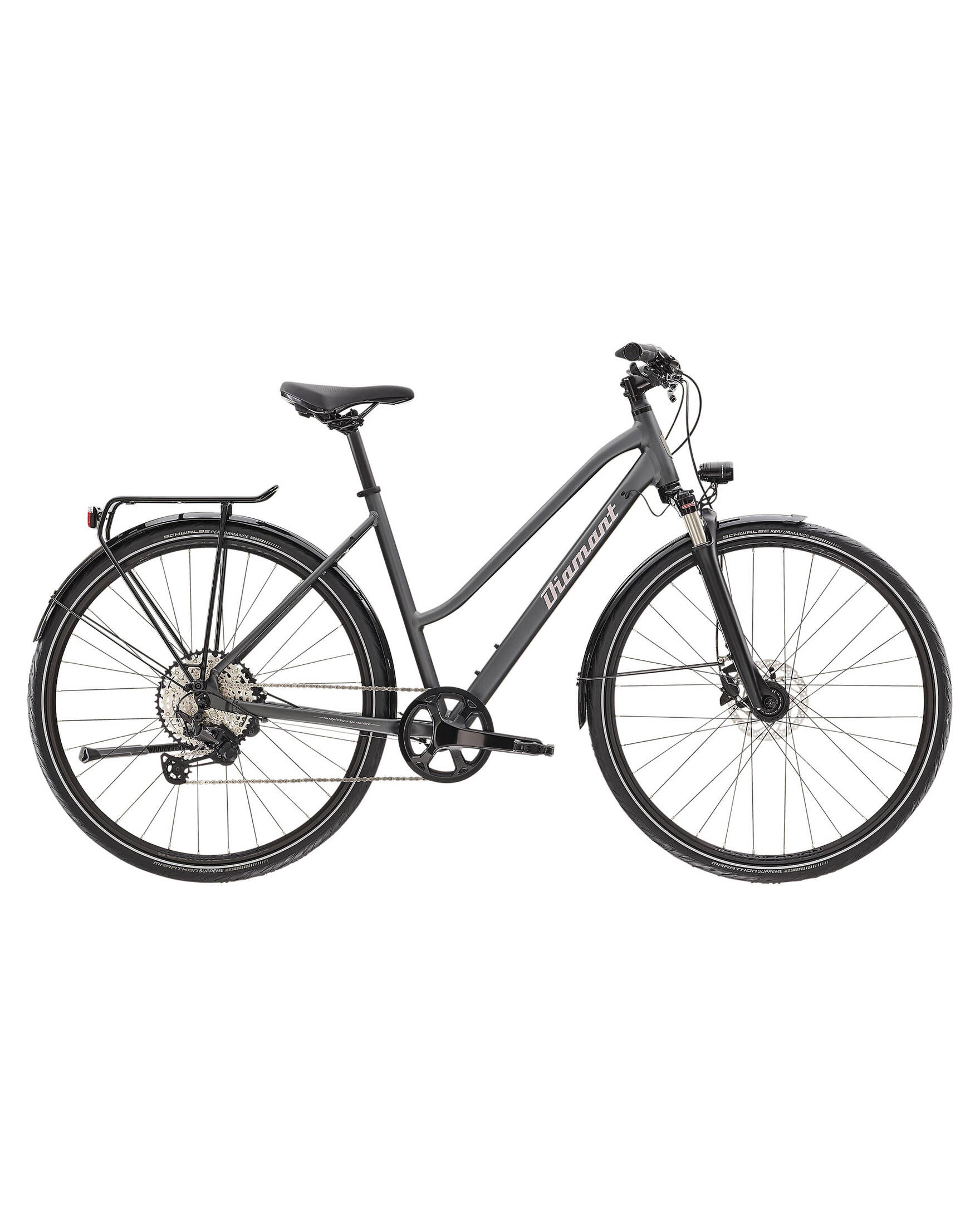 Diamant Trekkingrad ELAN GRAND DELUXE Trapezrahmen in Grau kaufen ...