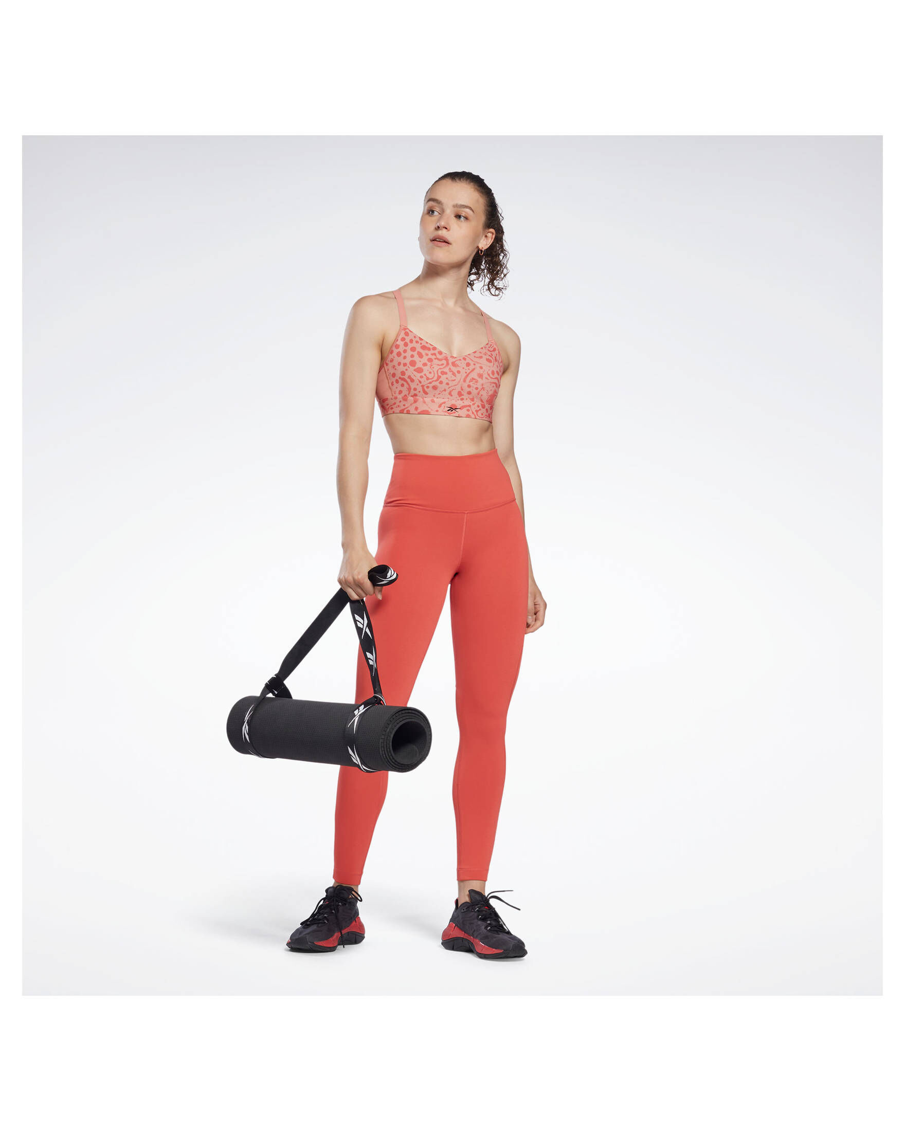 Damen Sport-BH SR LUX STRAPPY BRA AOP MODERN SAFARI PRINT