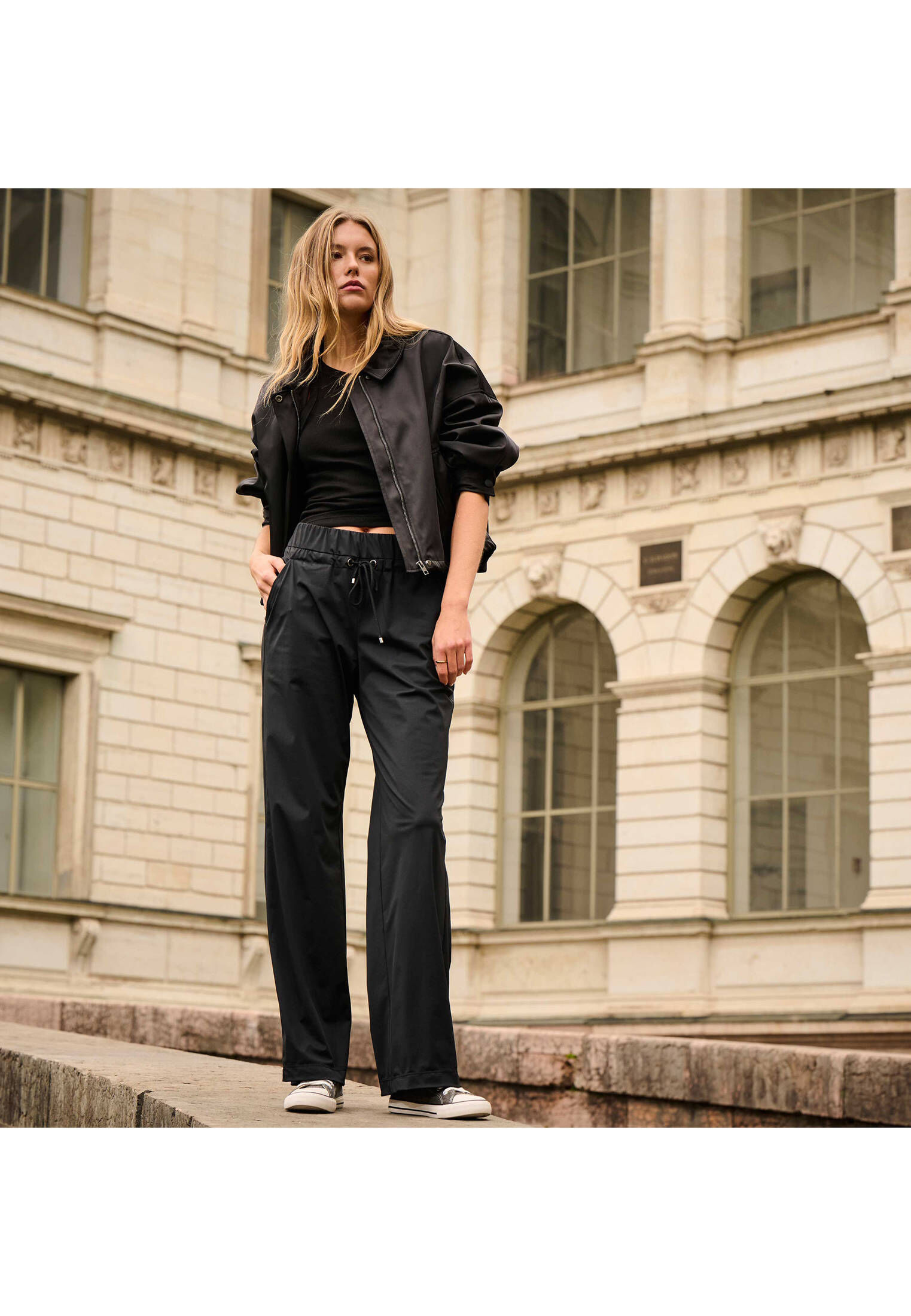 MAC Jump-In-Hose Wide Leg in schwarz kaufen | engelhorn