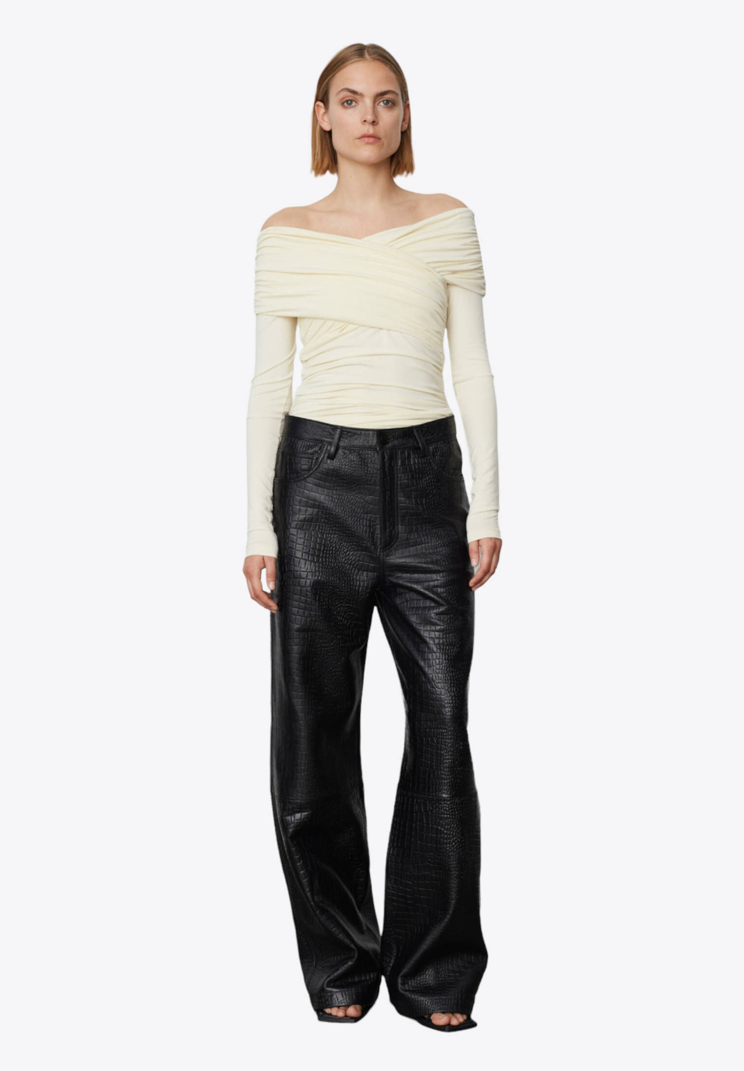 Damen Bluse Sandra - Wrap Jersey