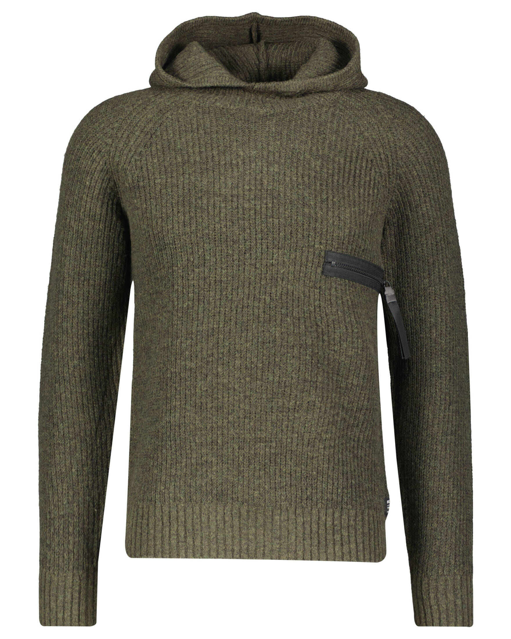 Herren Strickpullover mit Kapuze