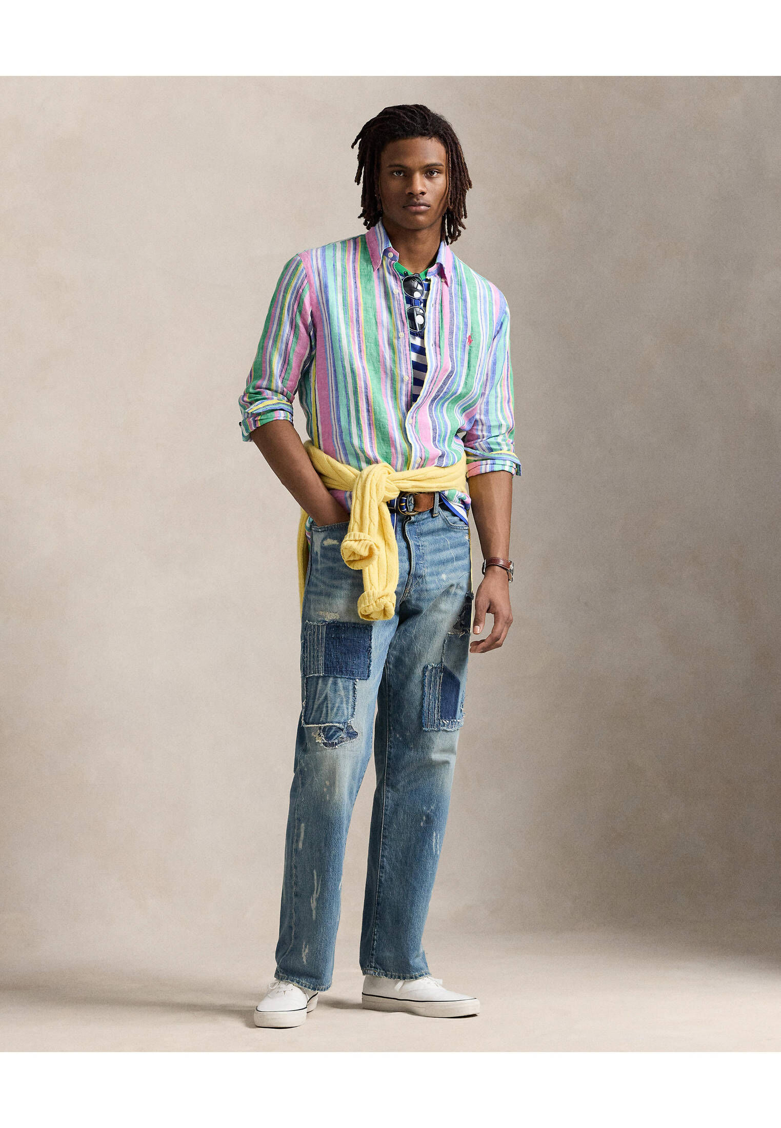 Herren Leinenhemd Custom Fit