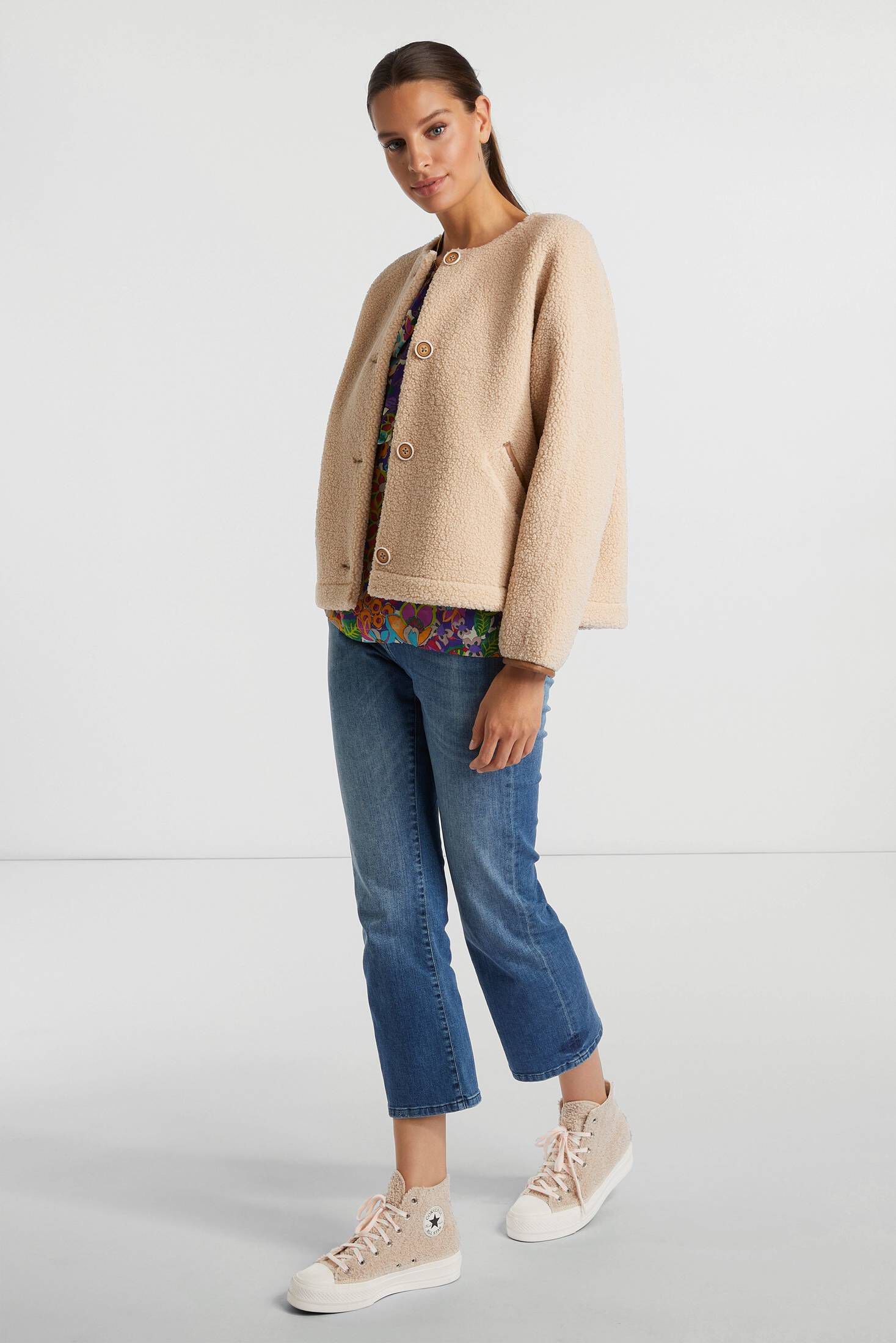 Rich & Royal Damen Jacke TEDDY in beige kaufen | engelhorn