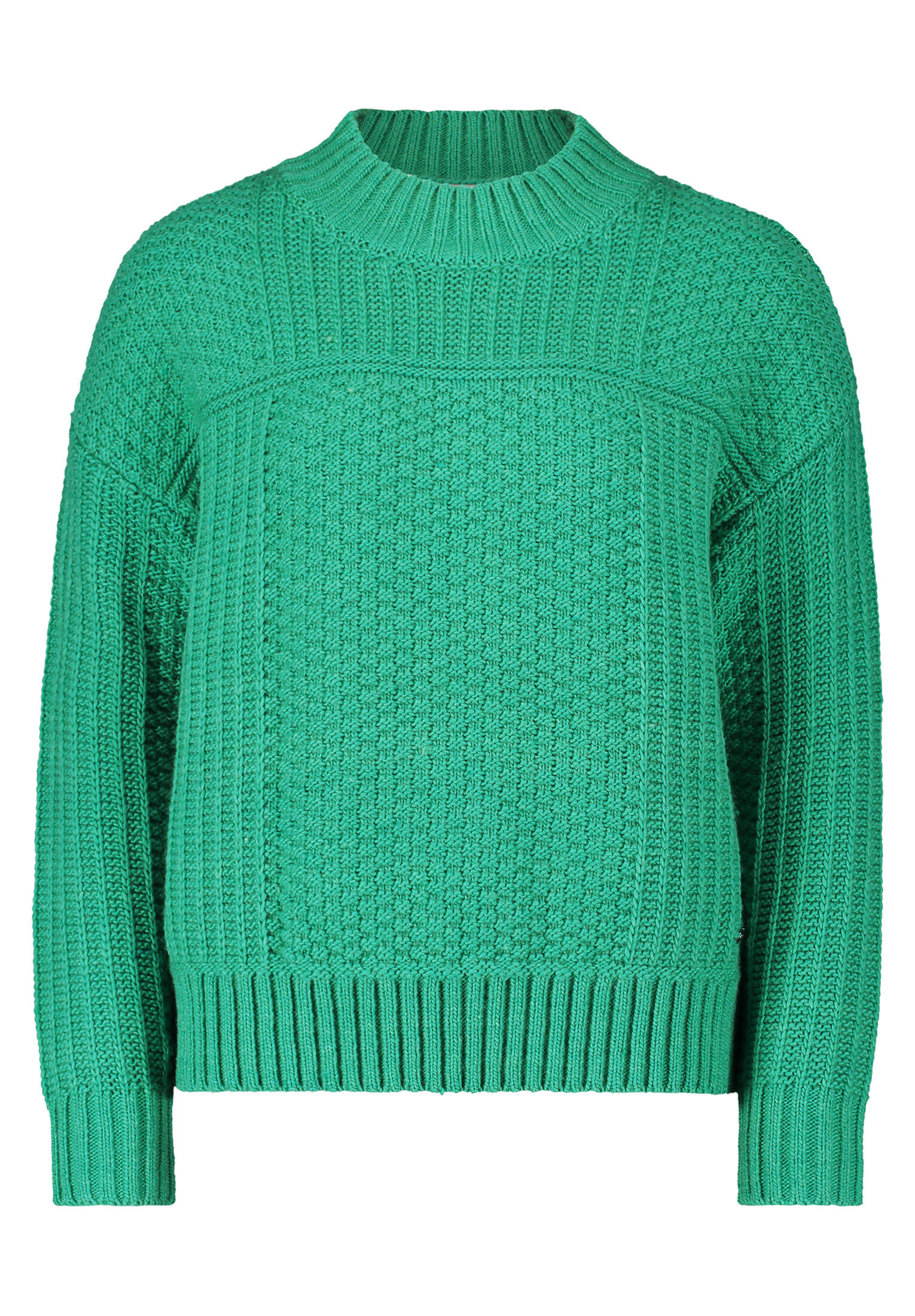 Damen Grobstrick-Pullover mit Struktur