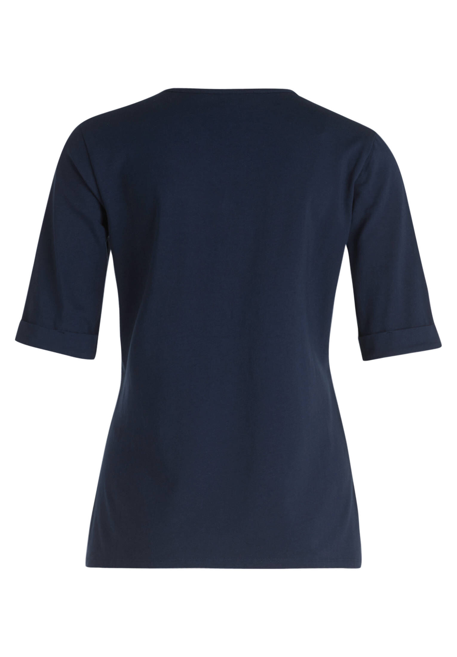 Damen Basic Shirt mit Knöpfen