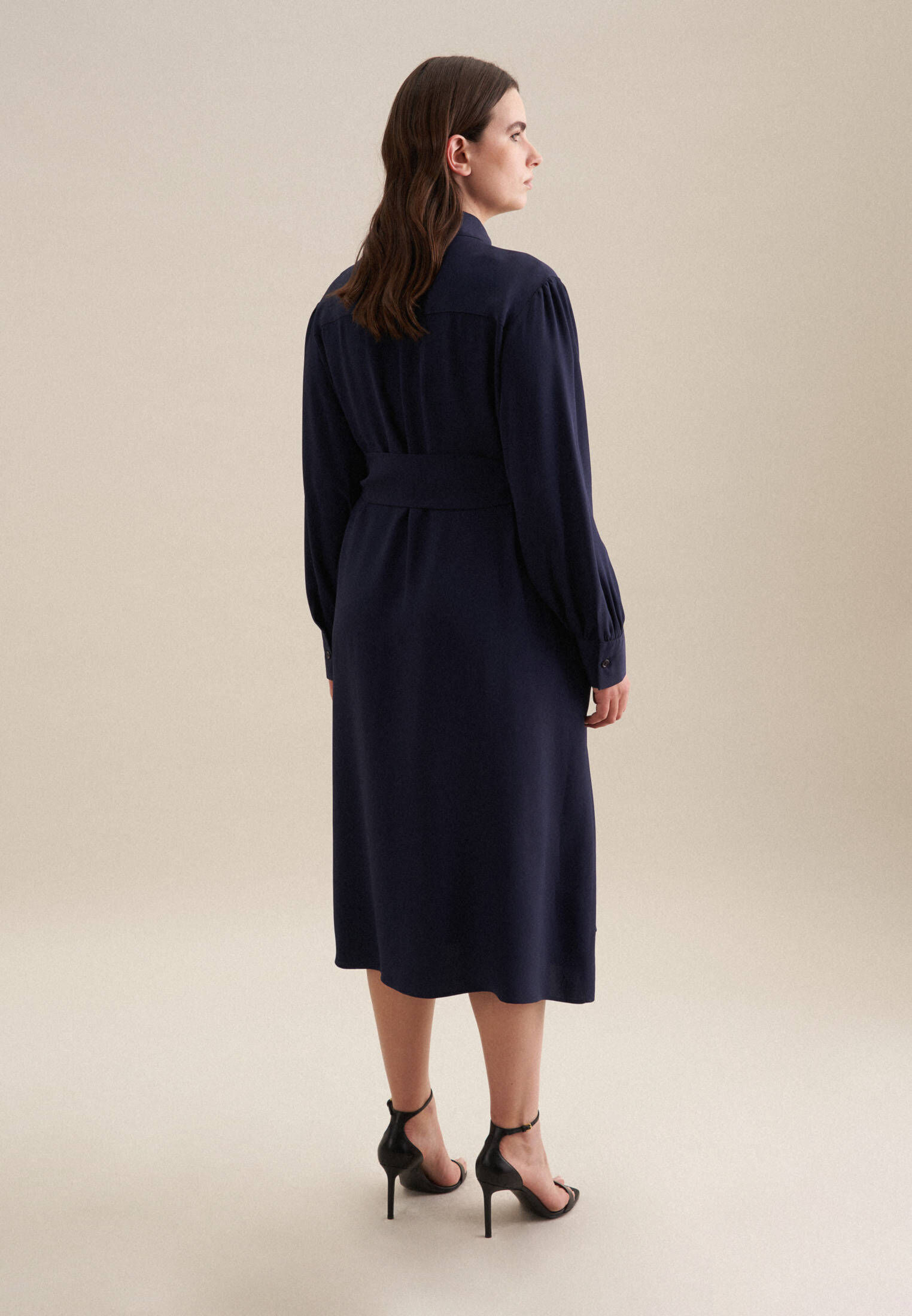 Damen Kleid Schwarze Rose