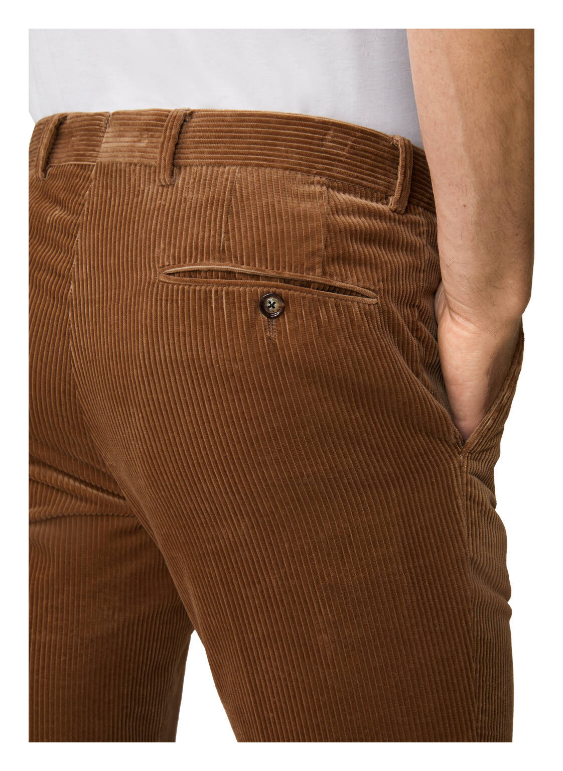 Cordhose Herren Braun