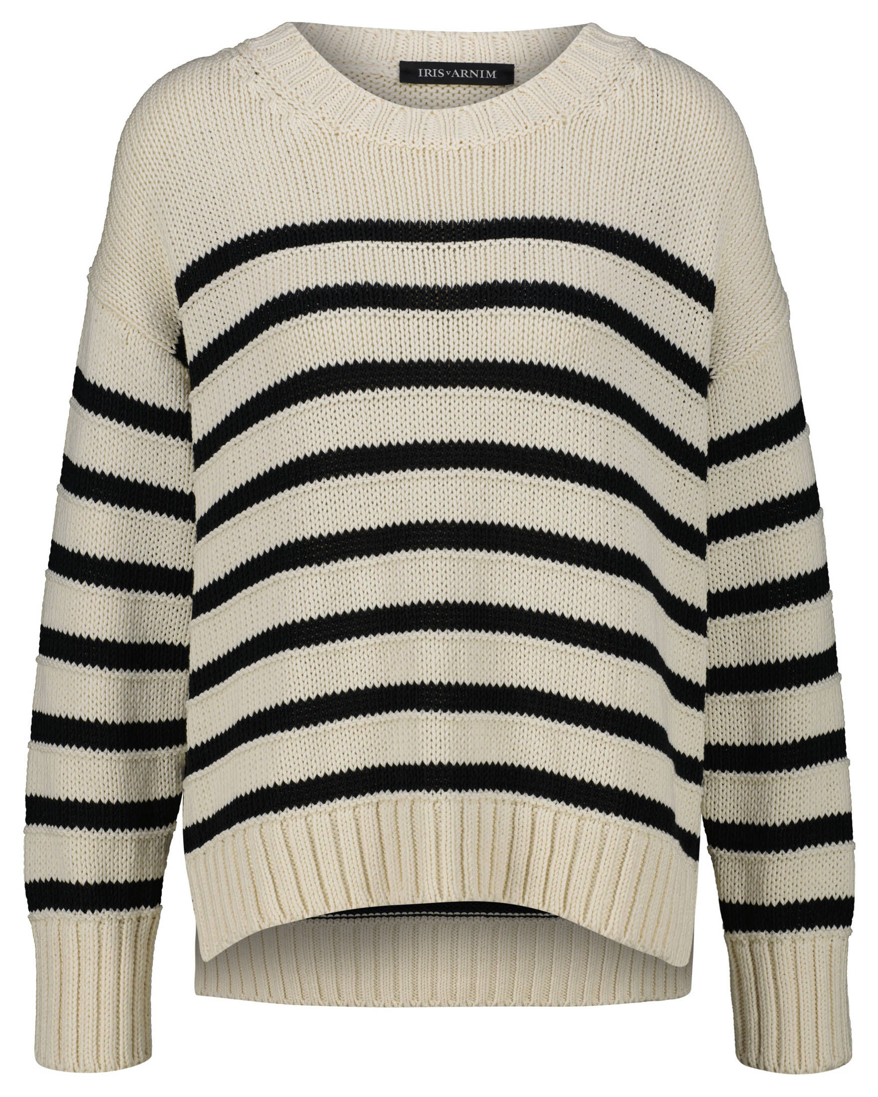 Iris von Arnim Damen Strickpullover mit Seide PANDORI STRIPES in ...