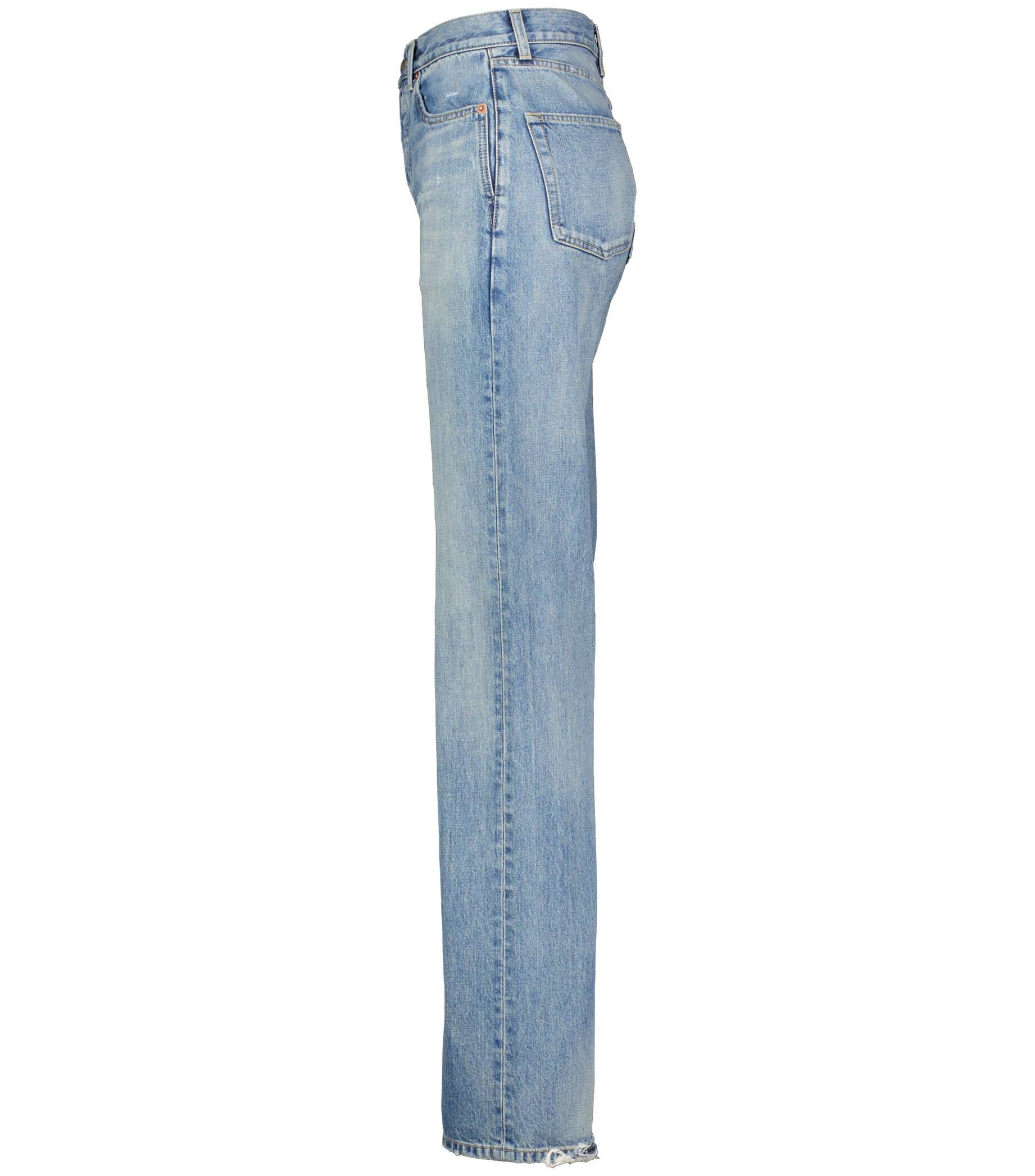 Saint Laurent Damen Jeans LONG STRAIGHT QP7 in blau kaufen | engelhorn