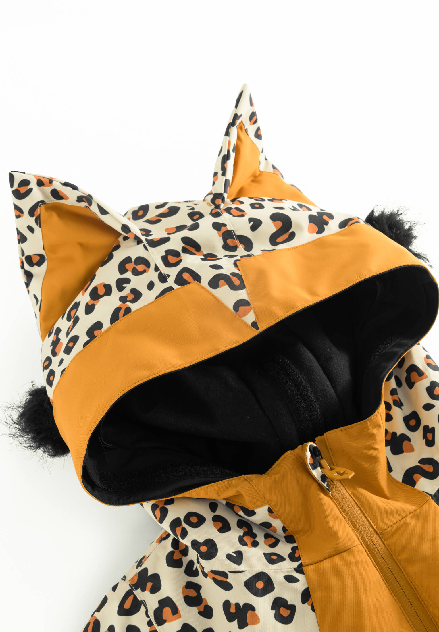 Kinder Schneeanzug CHEETADO Leopard Black