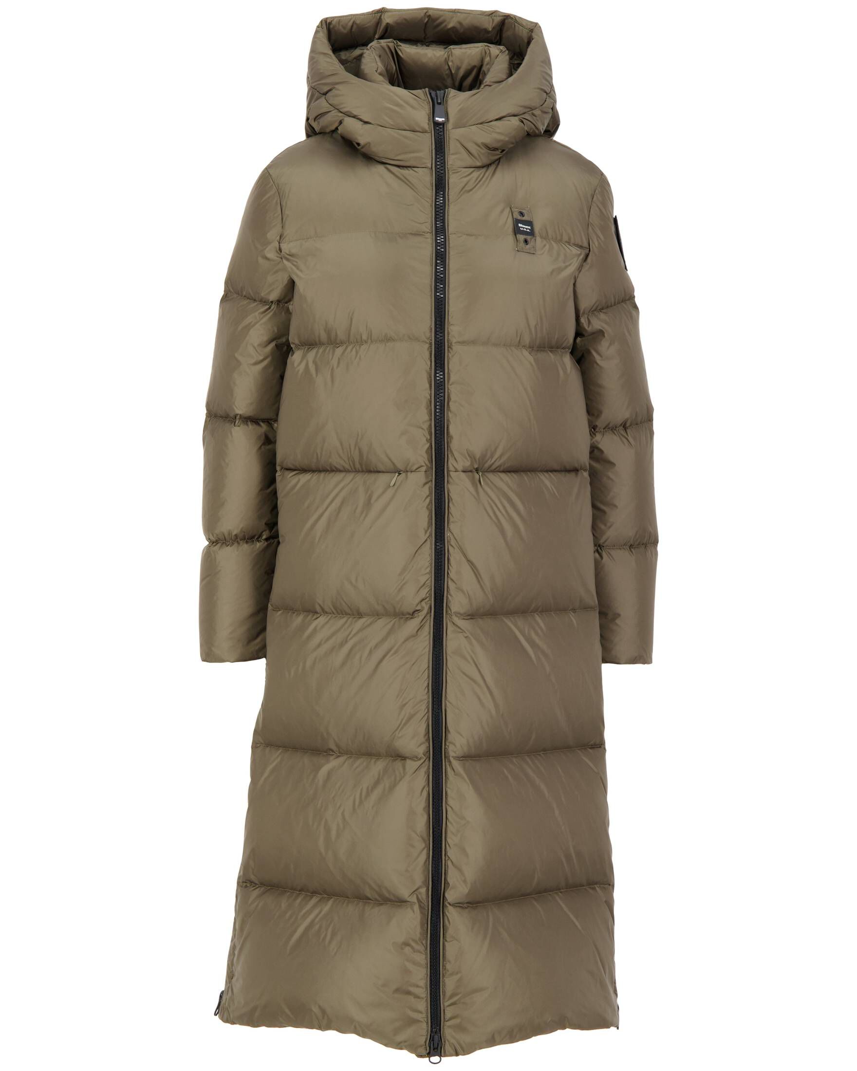 Blauer Damen Daunenmantel mit Kapuze CELIA in Grün kaufen | engelhorn