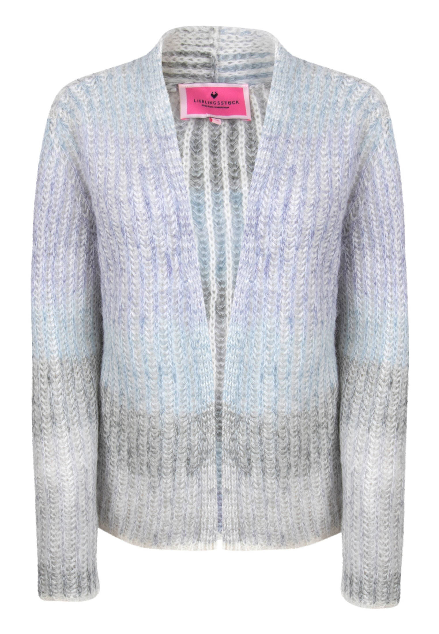 Damen Strickjacke mit Streifenmuster