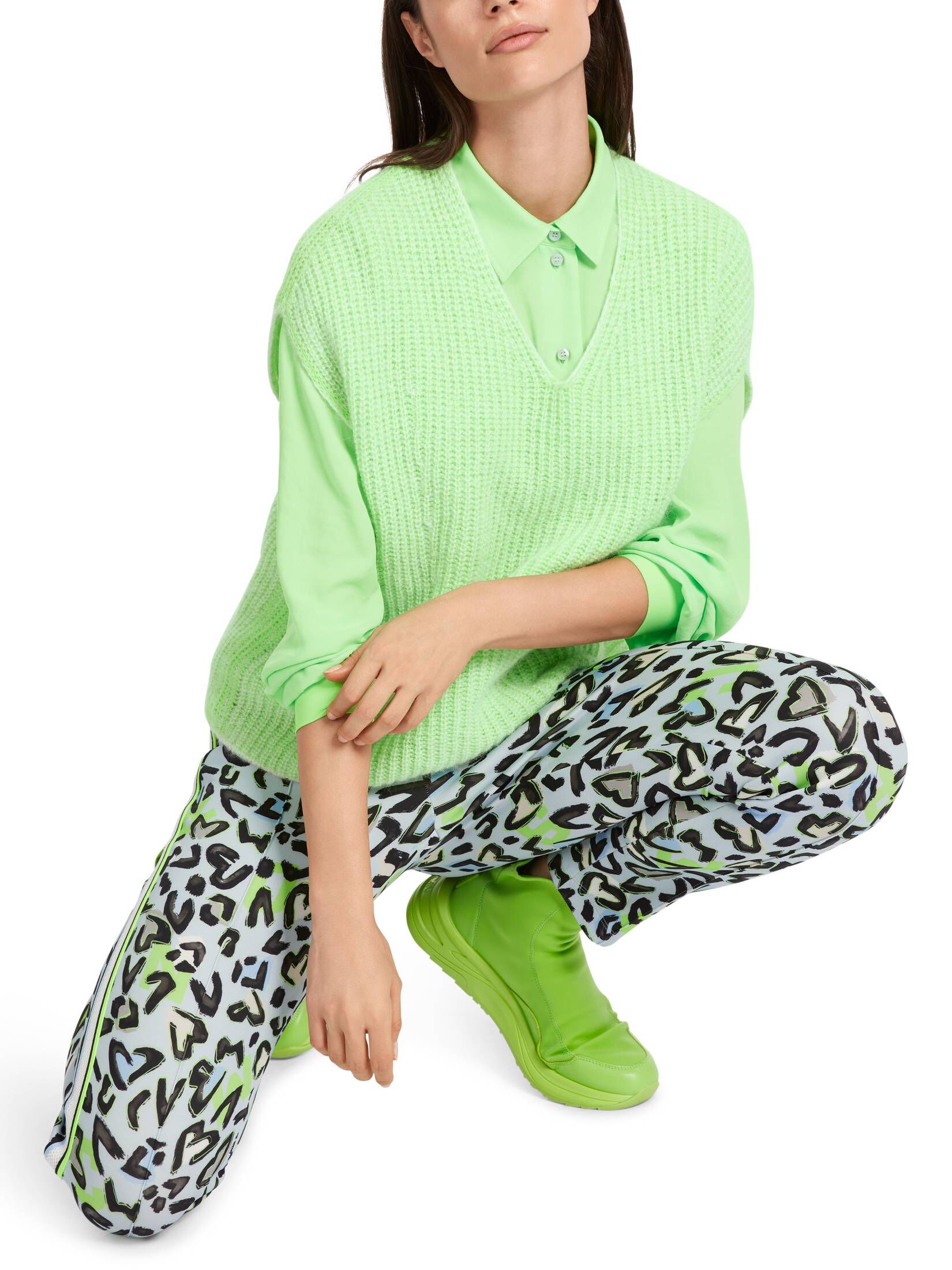 Damen Pullunder mit Wolle