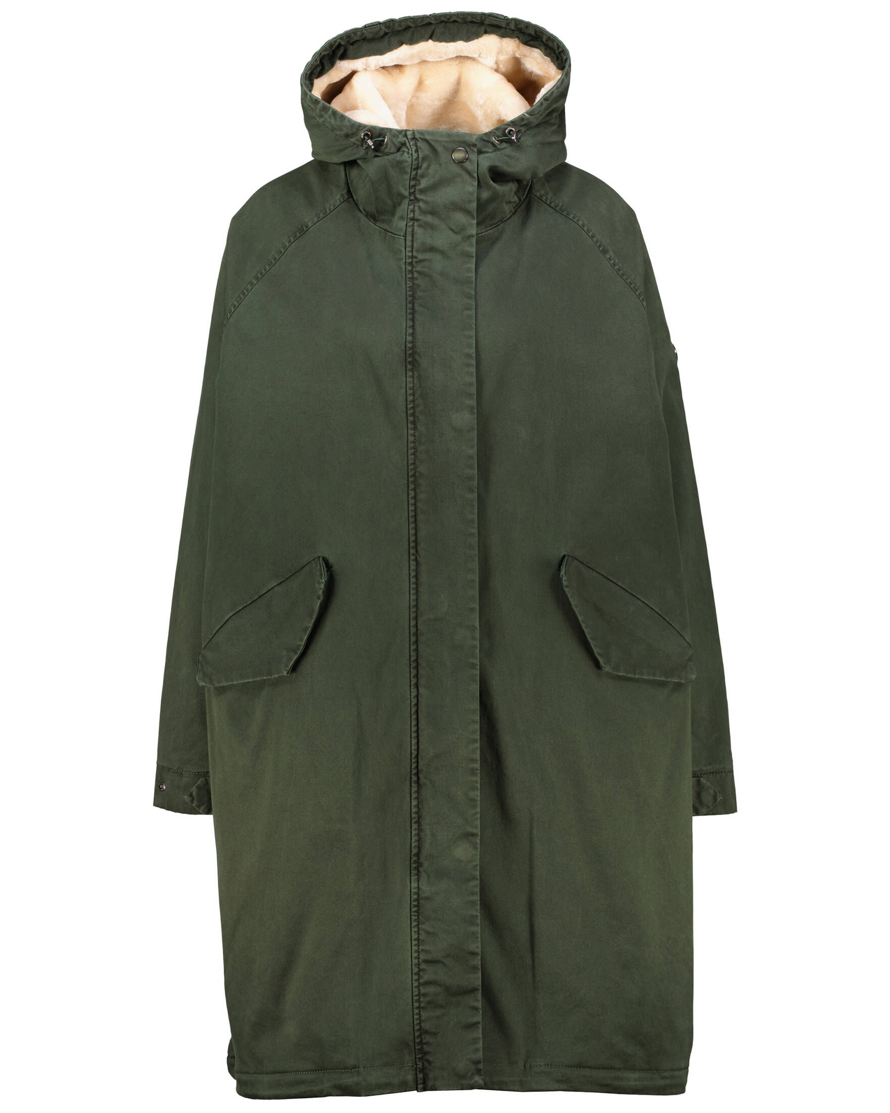 Blonde No.8 Damen Mantel mit Kapuze EMMA in grün kaufen | engelhorn
